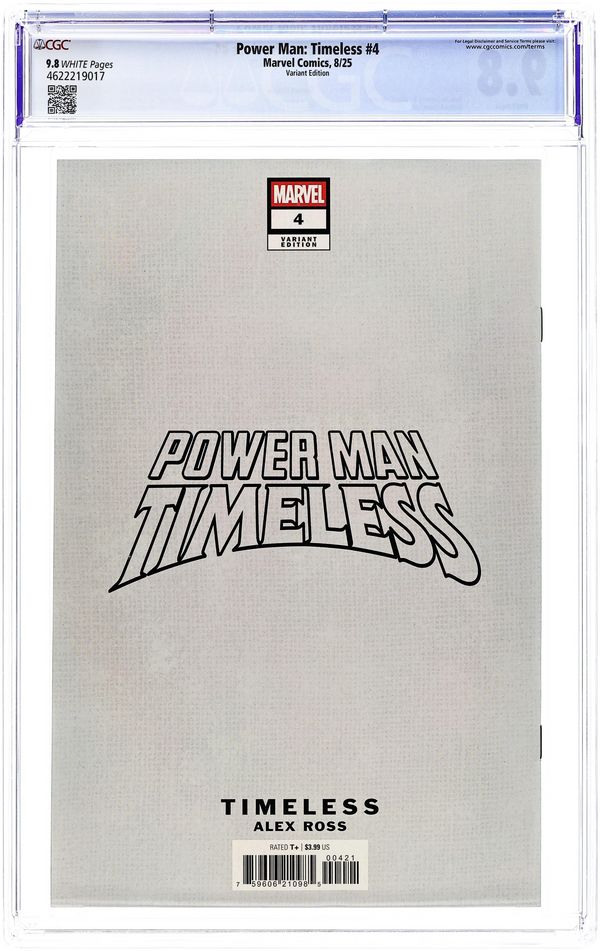Power Man Timeless (2025 Marvel) 4B CGC 9.8