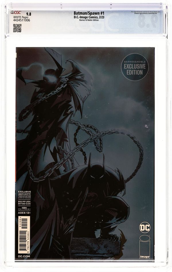 Batman spawn comic books graded by CGC