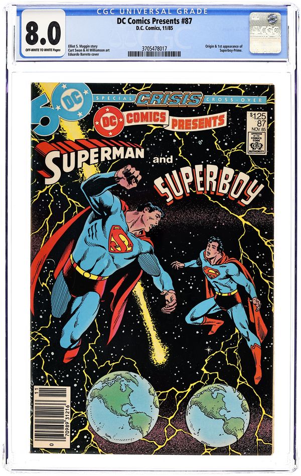 DC Comics Presents (1978 DC) 87N CGC 8.0