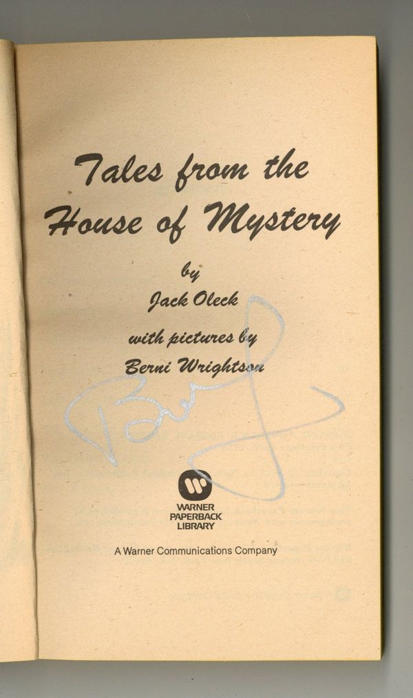 House of Mystery PB (1973 Warner Books) by Jack Oleck 1-1ST FN 6.0