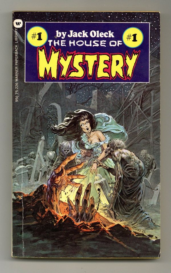 House of Mystery PB (1973 Warner Books) by Jack Oleck 1-1ST FN 6.0