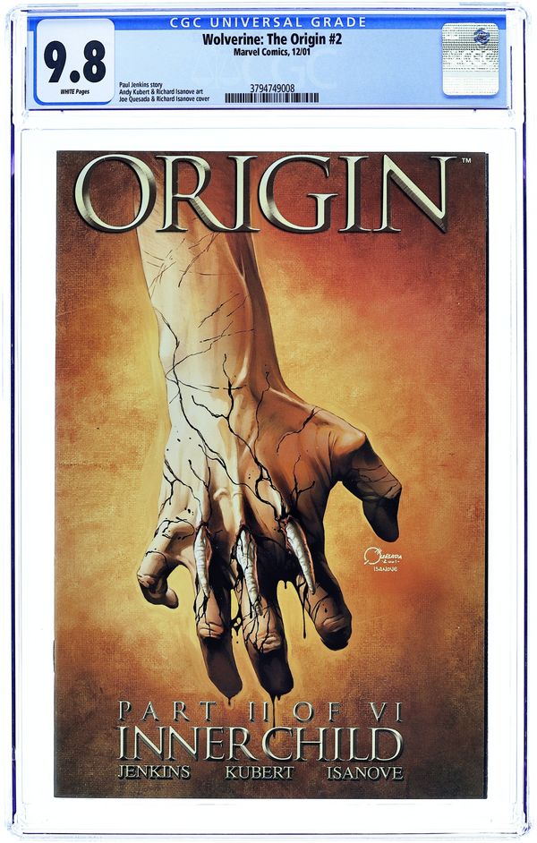 Wolverine The Origin (2001) 2 CGC 9.8