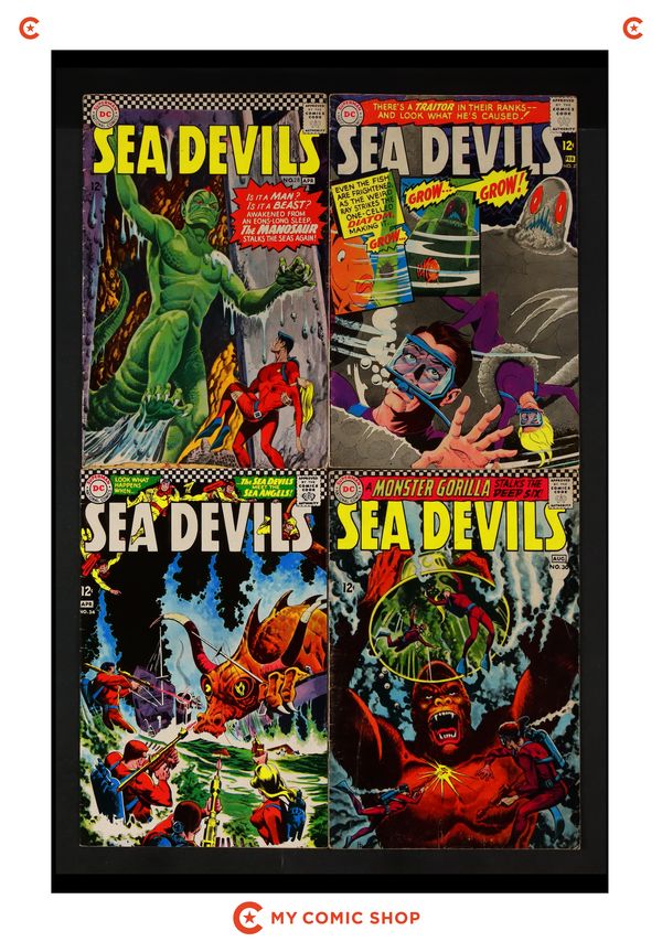 Sea Devils Lot of 4