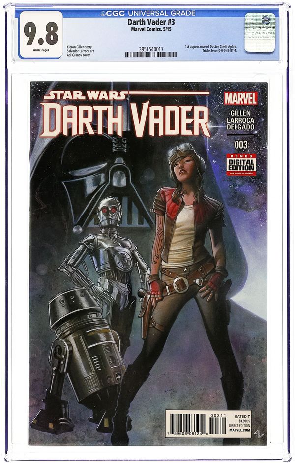 Star Wars Darth Vader (2015 Marvel) 3A CGC 9.8