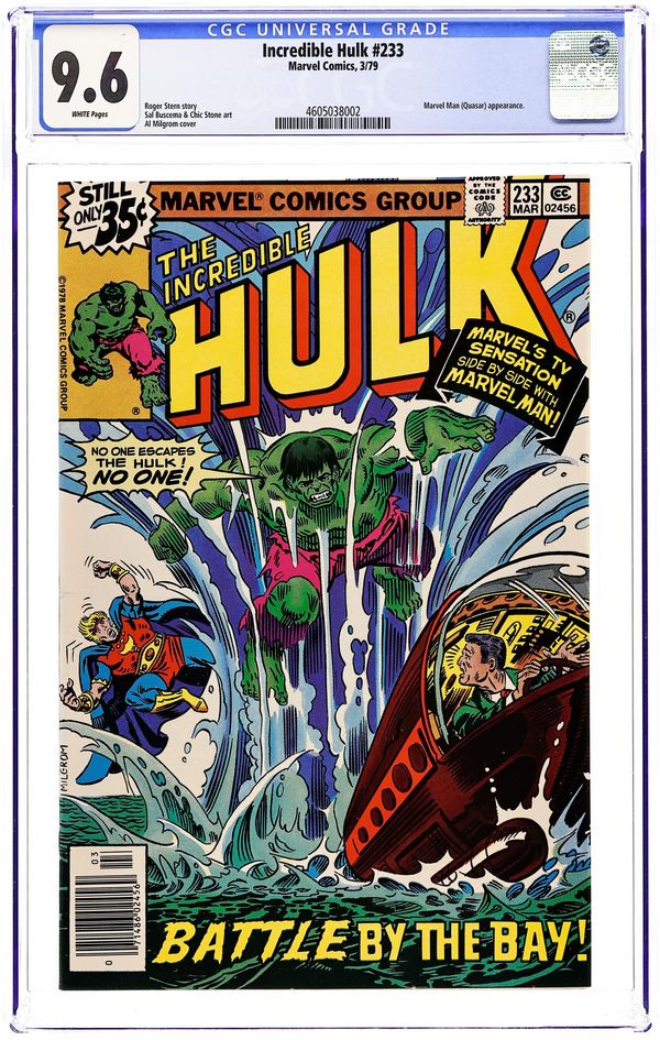 Incredible Hulk (1962 Marvel 1st Series) 233 CGC 9.6