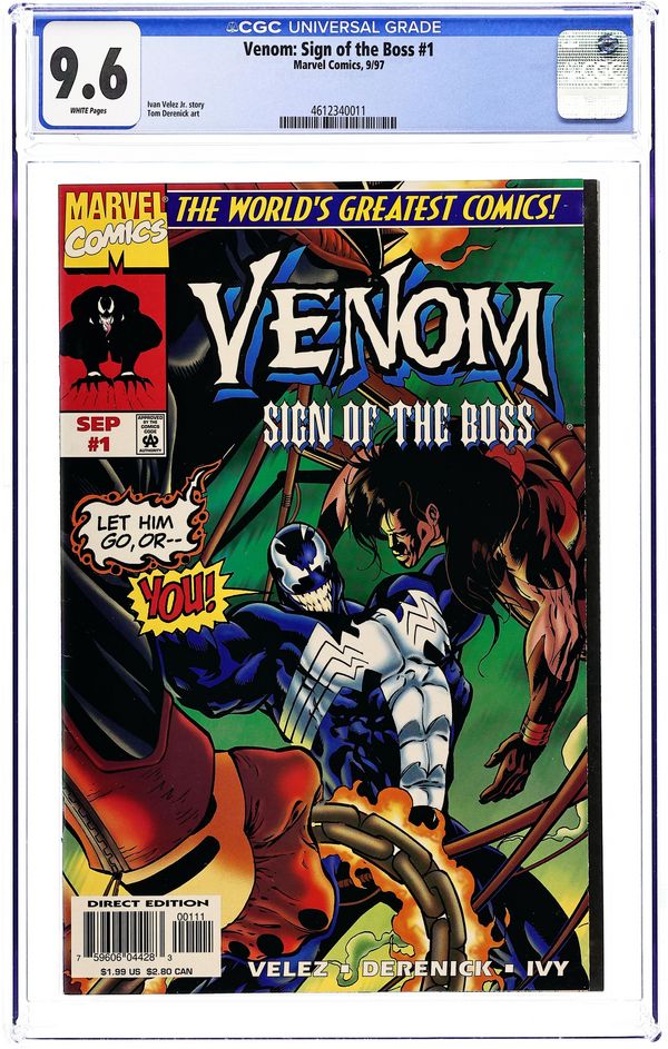 Venom Sign of the Boss (1997) comic books