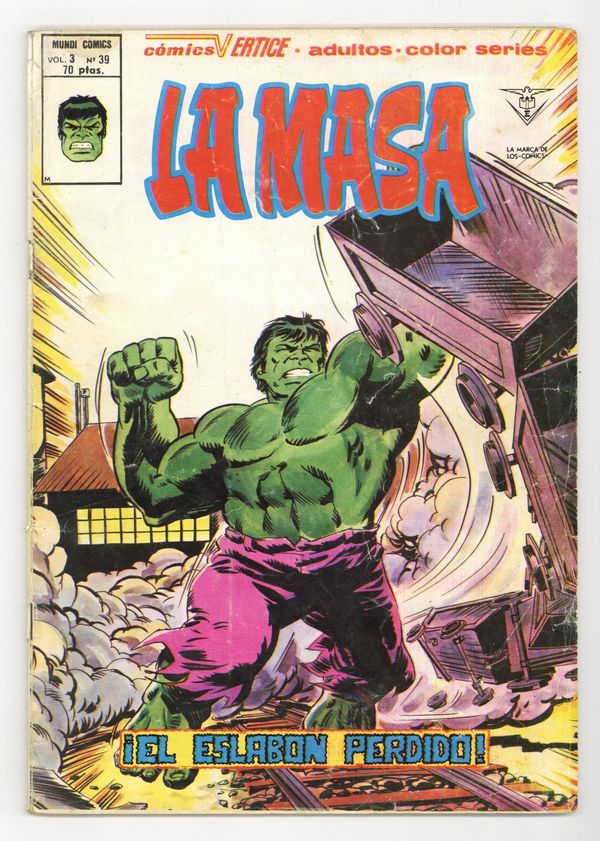 La Masa (Spanish 1975-1980 Mundi Comics/Ediciones Vertice - 3rd Series ...