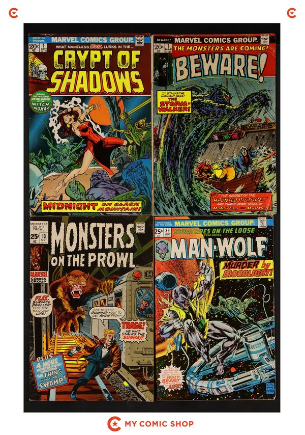 Marvel Horror Comics Lot of 4