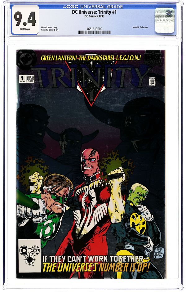DC Universe Trinity (1993) comic books graded by CGC