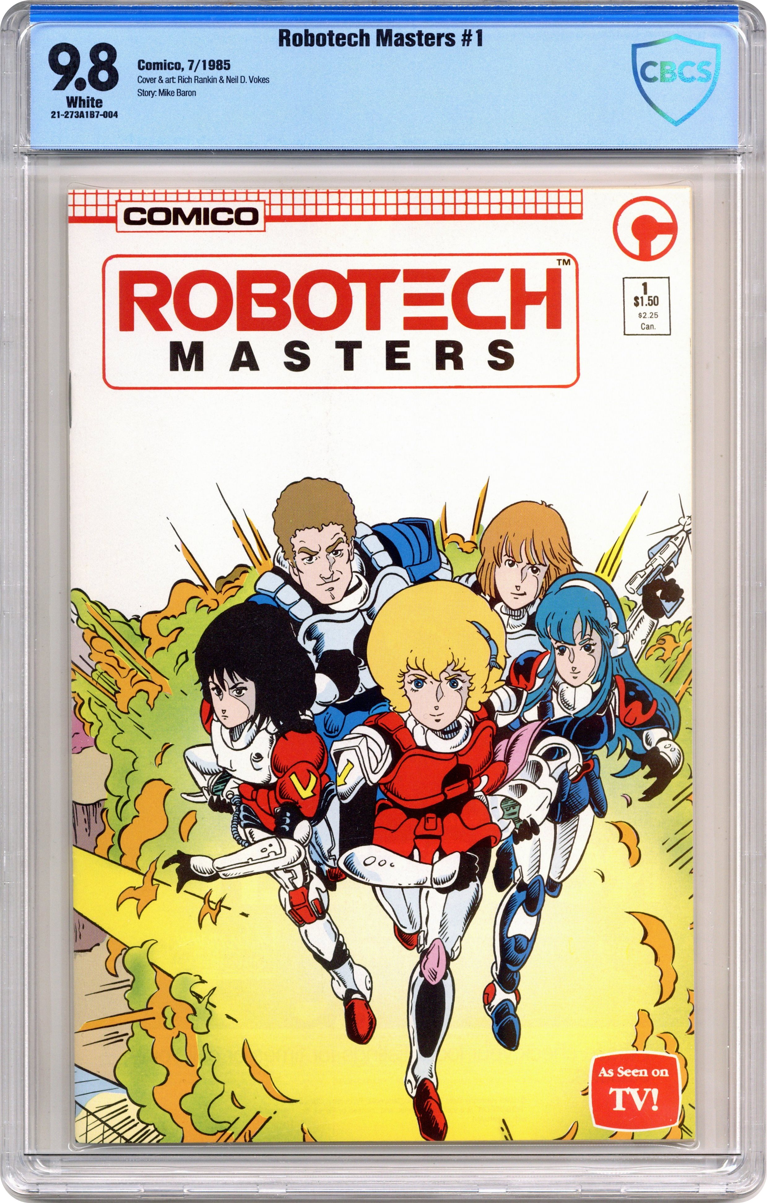 Robotech Masters (1985-1988 Comico) 1 CBCS 9.8