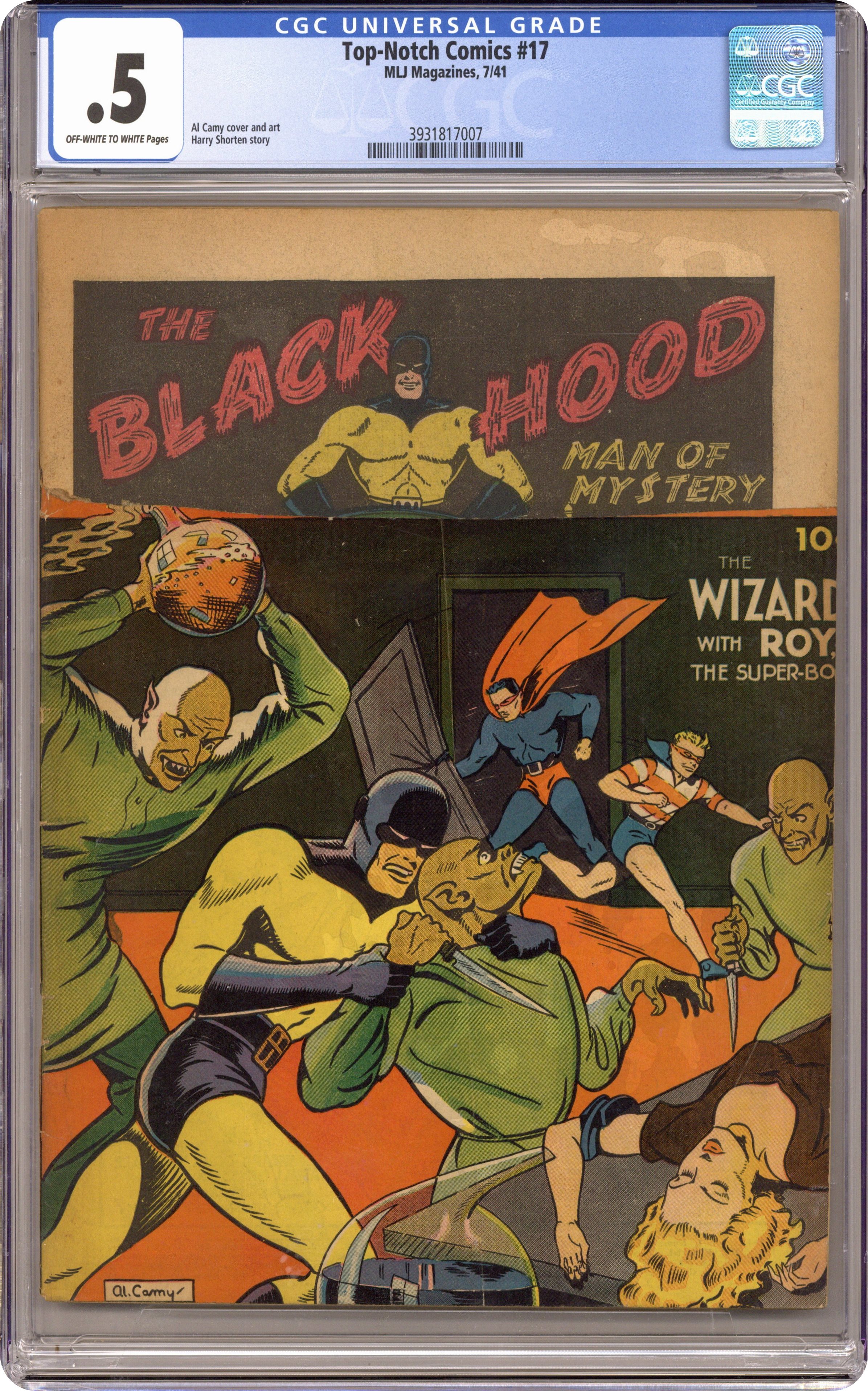 Top-Notch Comics (1939) 17 CGC 0.5