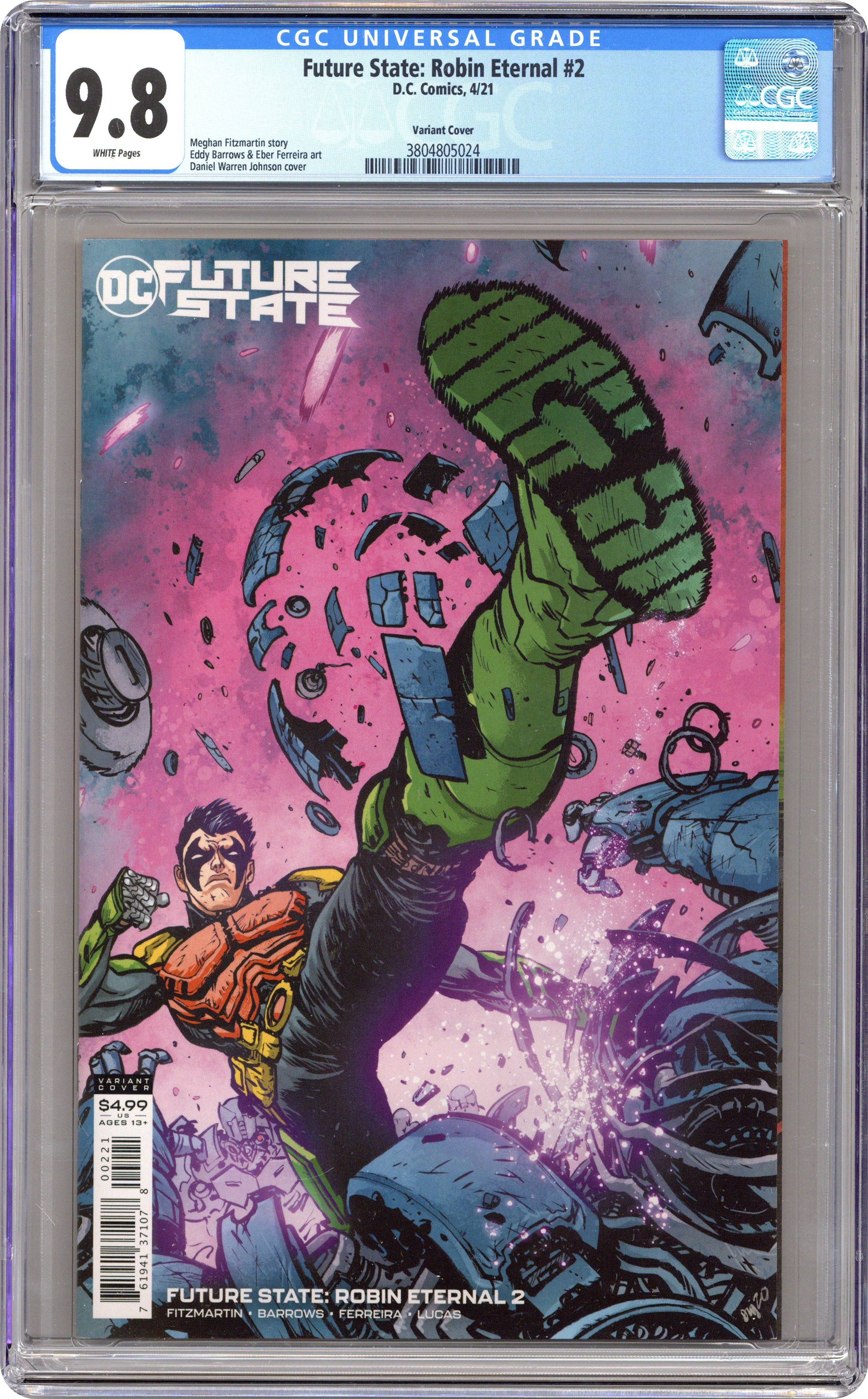 Future State Robin Eternal (2021 DC) 2B CGC 9.8