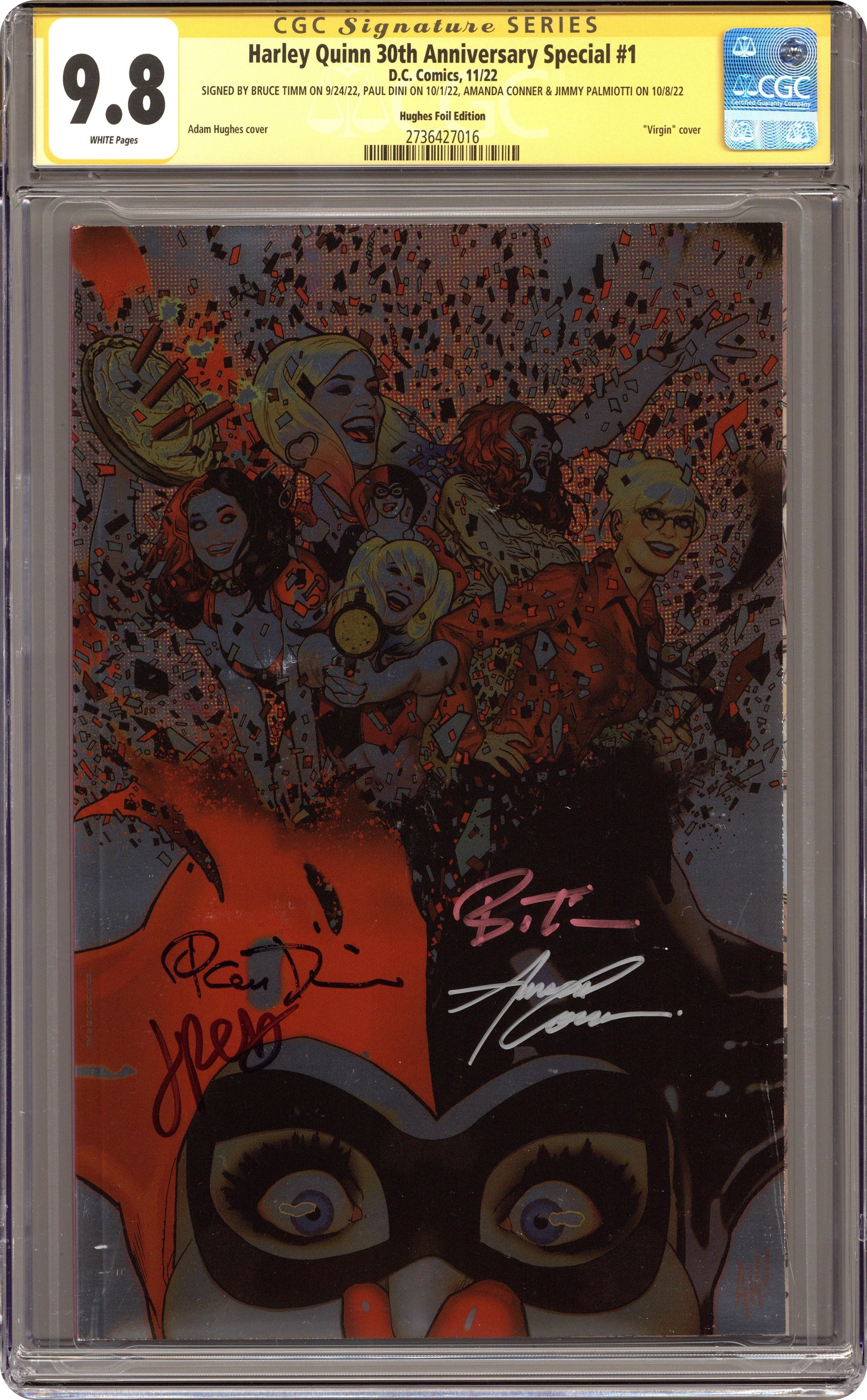 Harley Quinn 30th Anniversary Special (2022 DC) 1L CGC 9.8 SS Timm/Dini ...