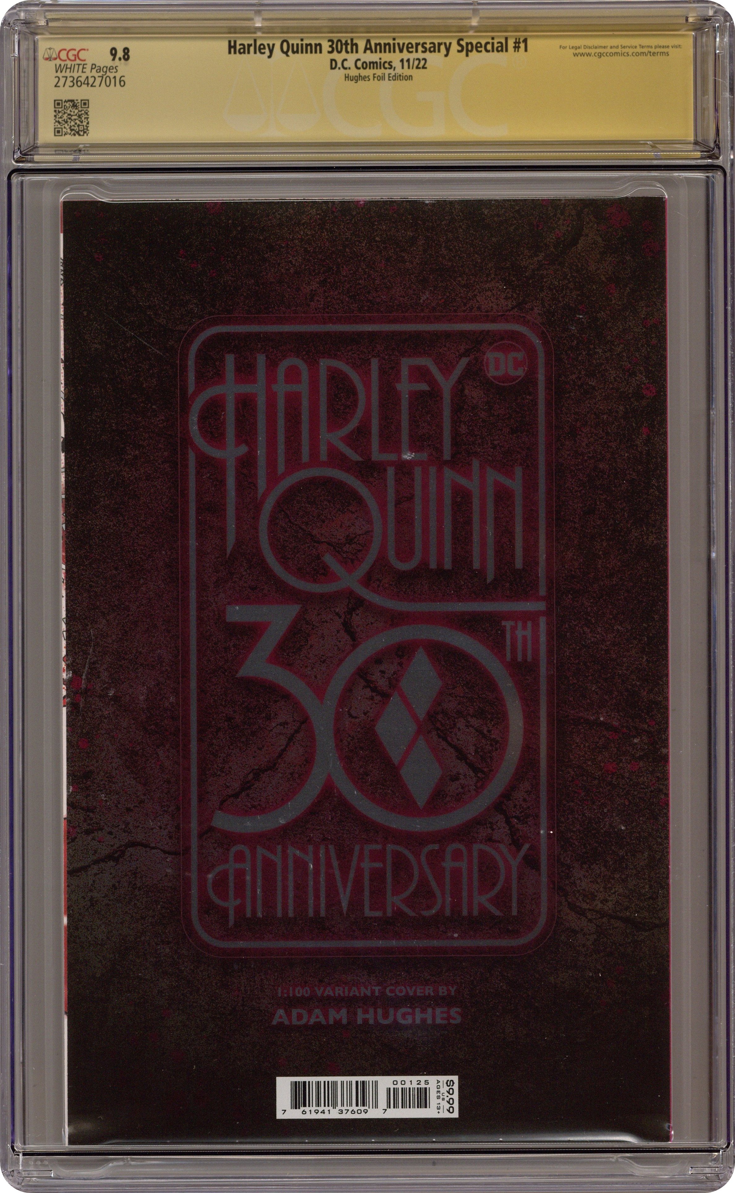 Harley Quinn 30th Anniversary Special (2022 DC) 1L CGC 9.8 SS Timm/Dini ...