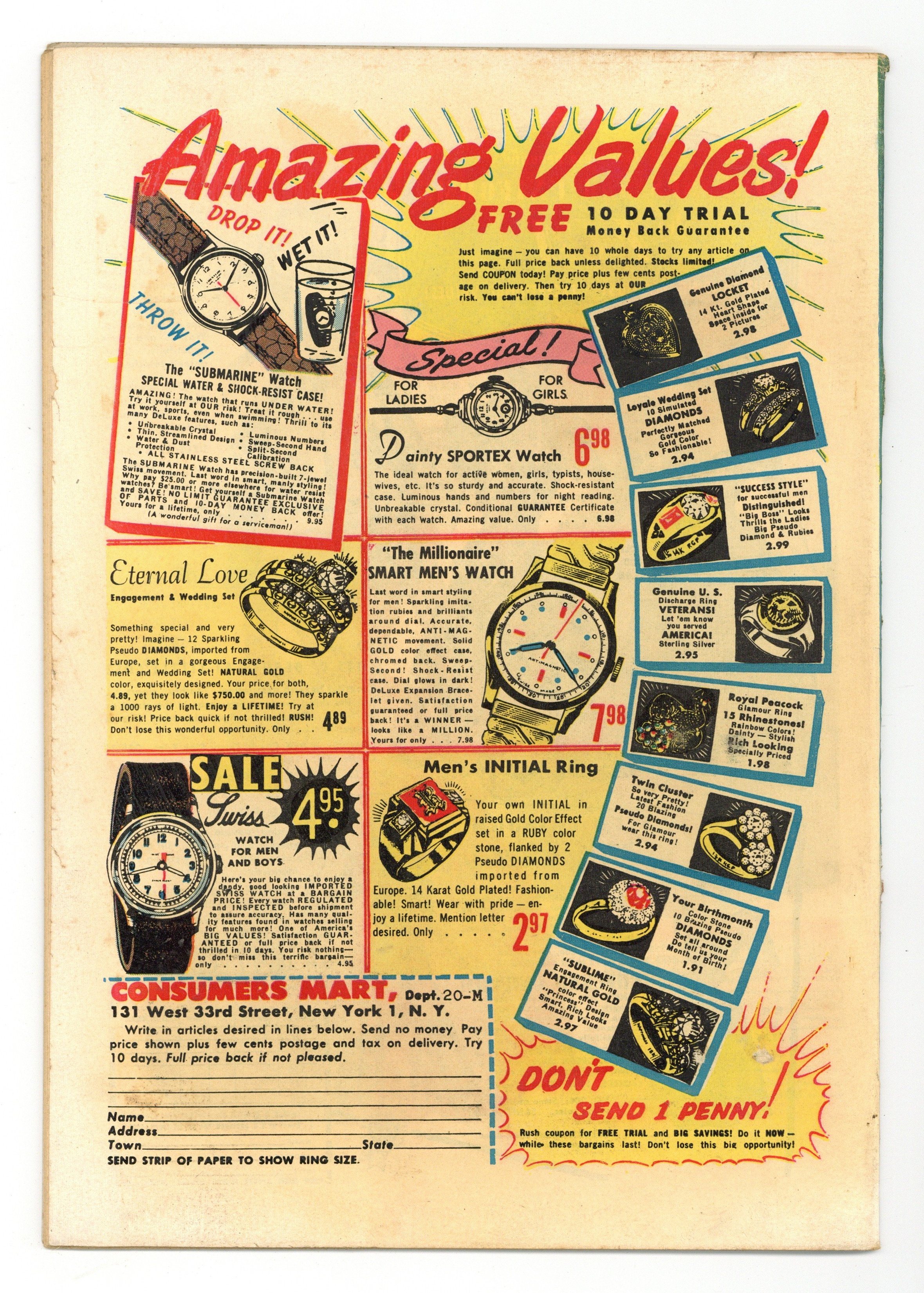 Love Diary (1949-1955 Our Pub.) 22 VG 4.0 (R)