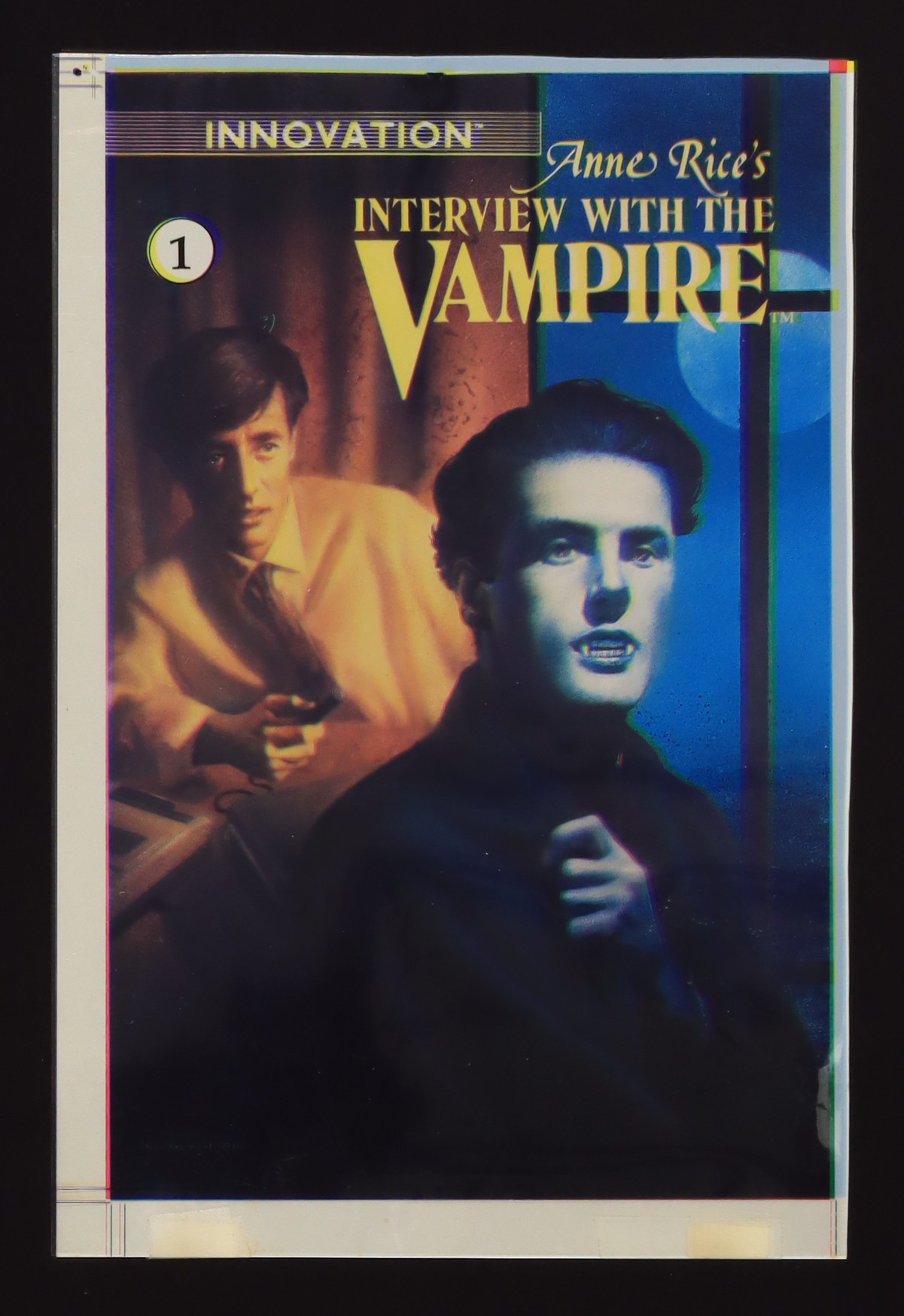 Color Separations for Interview With the Vampire #1 (1991) Cover by ...