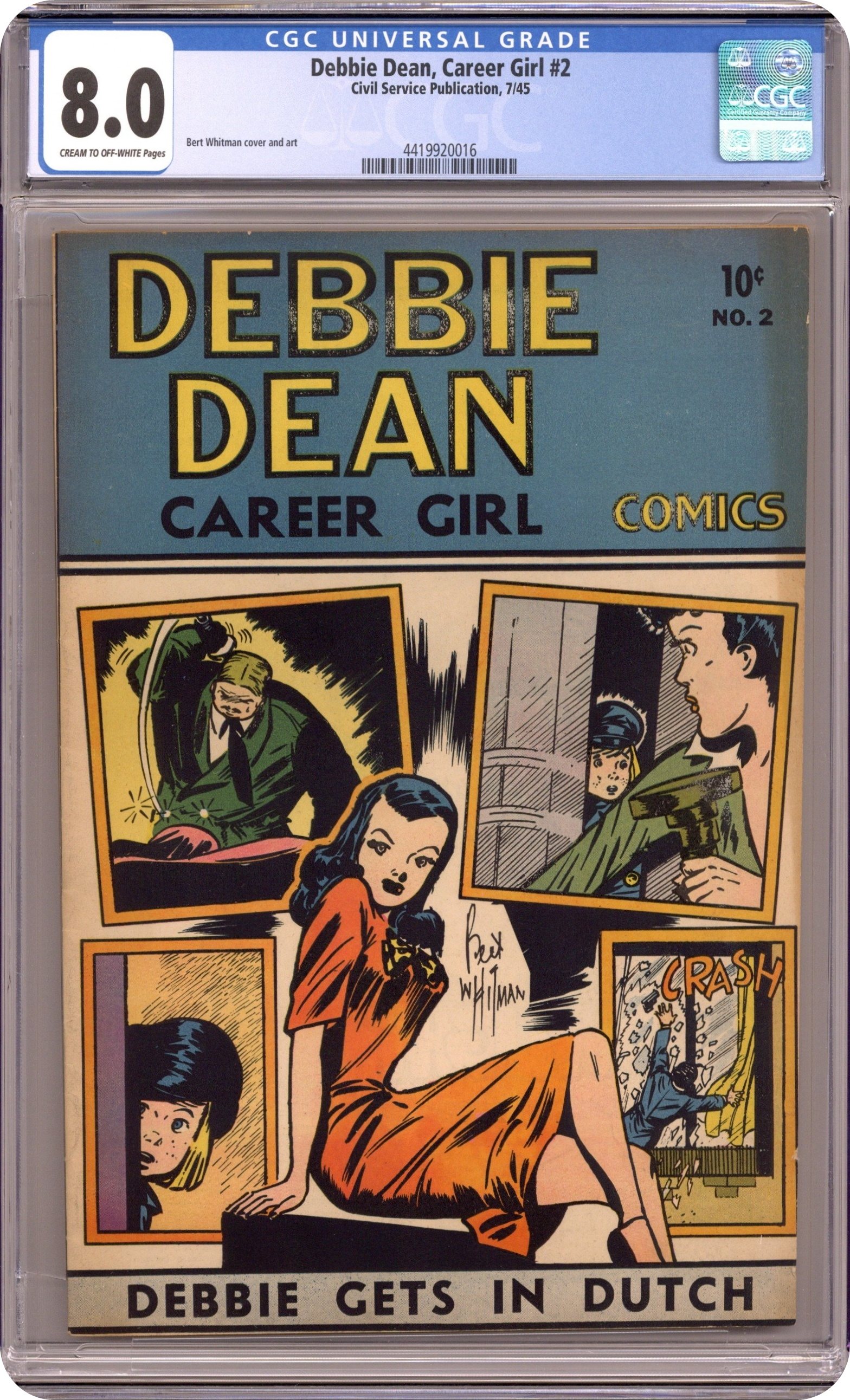 Debbie Dean, Career Girl (1945) 2 CGC 8.0