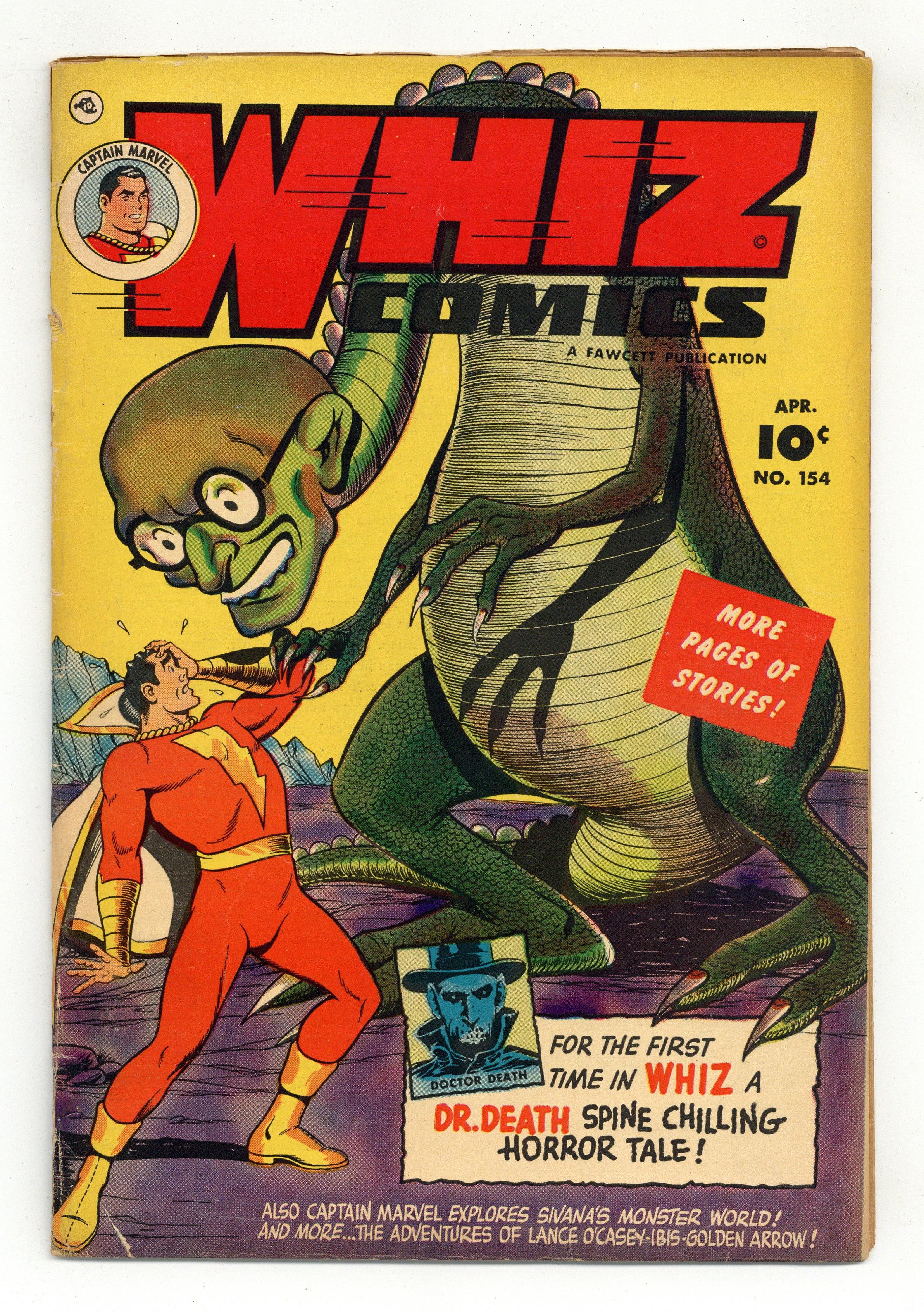 Whiz Comics (1940 Fawcett) 154 VG- 3.5