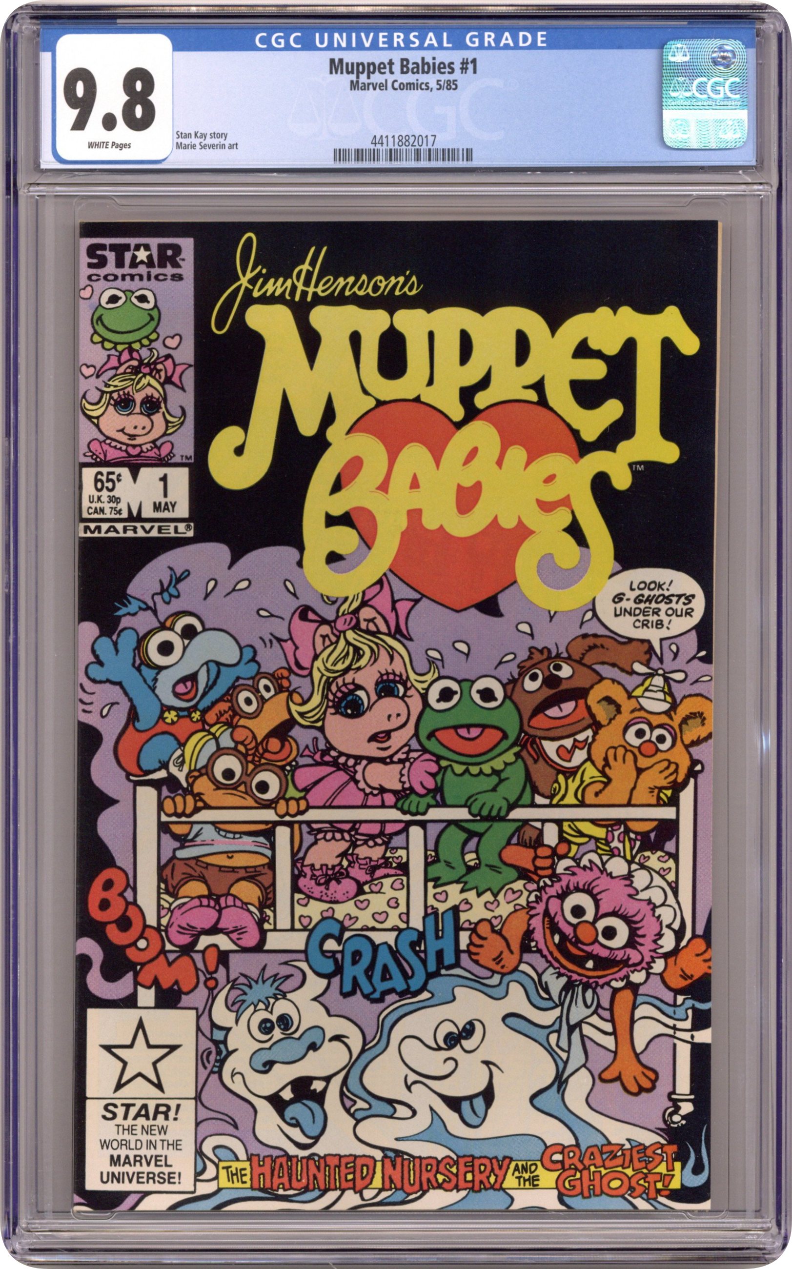 Muppet Babies (1985-1989 Marvel/Star Comics) 1 CGC 9.8