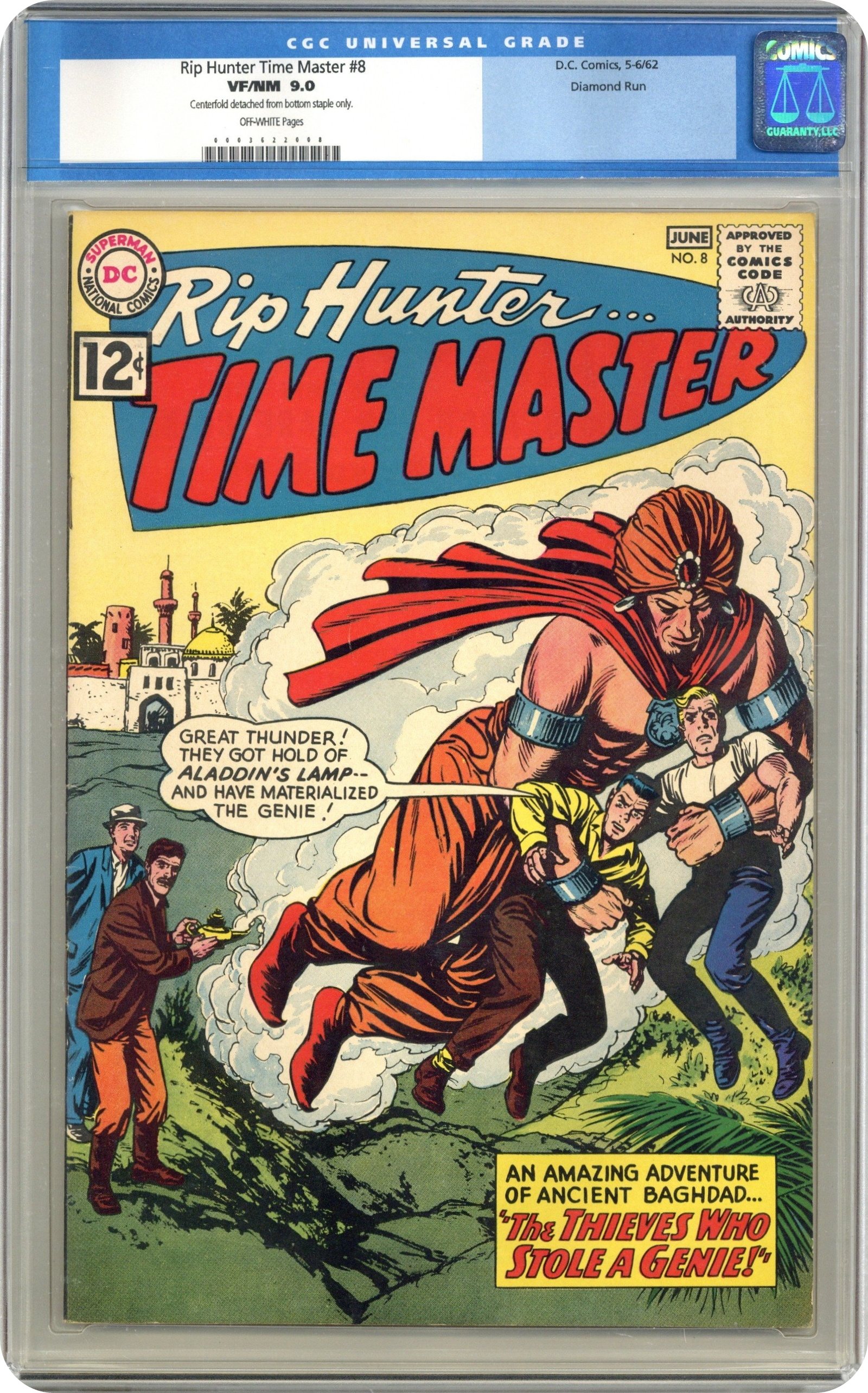 Rip Hunter Time Master (1961) 8 CGC 9.0 Diamond Run