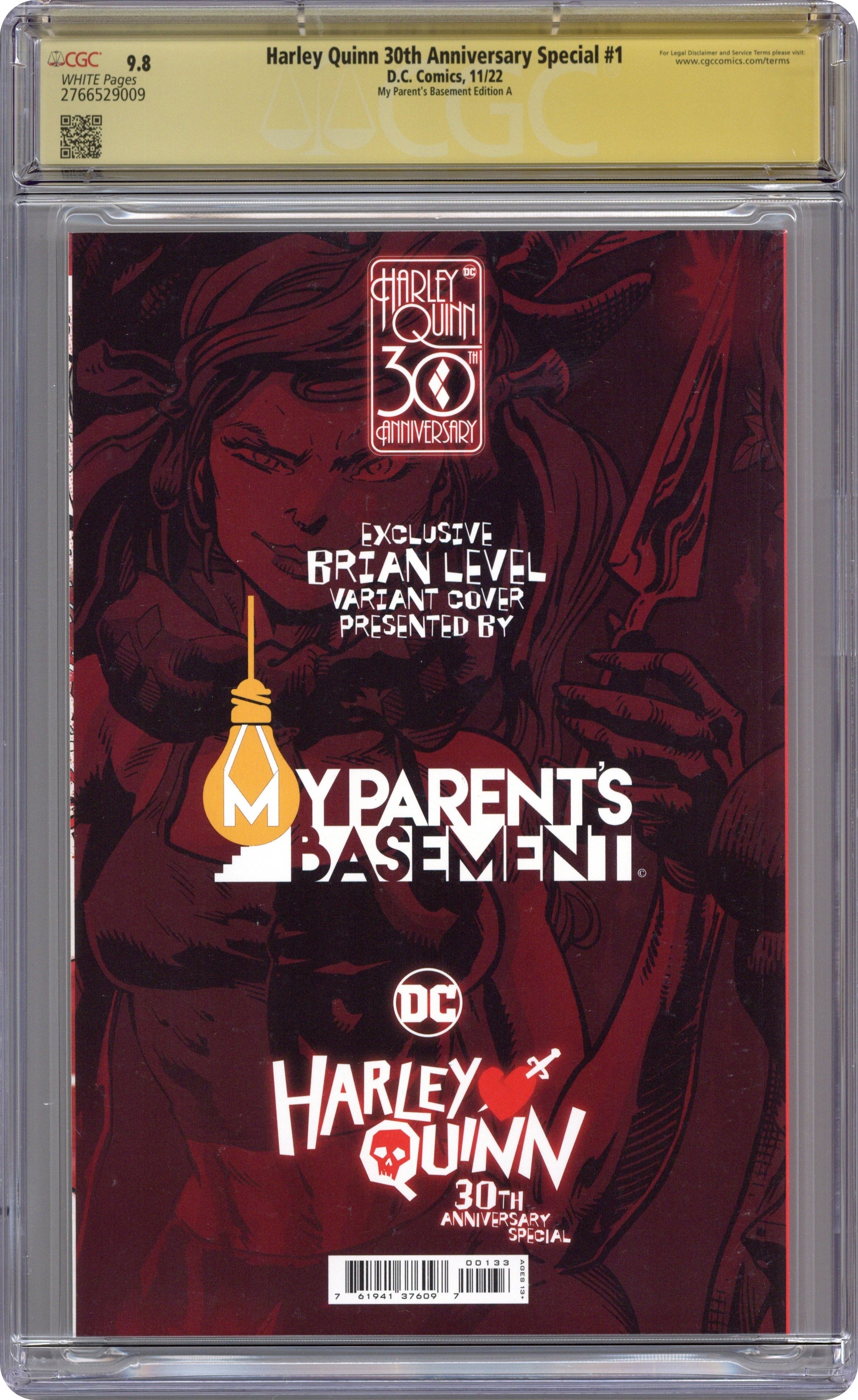 Harley Quinn 30th Anniversary Special (2022 DC) 1PARENTS.A CGC 9.8 SS ...