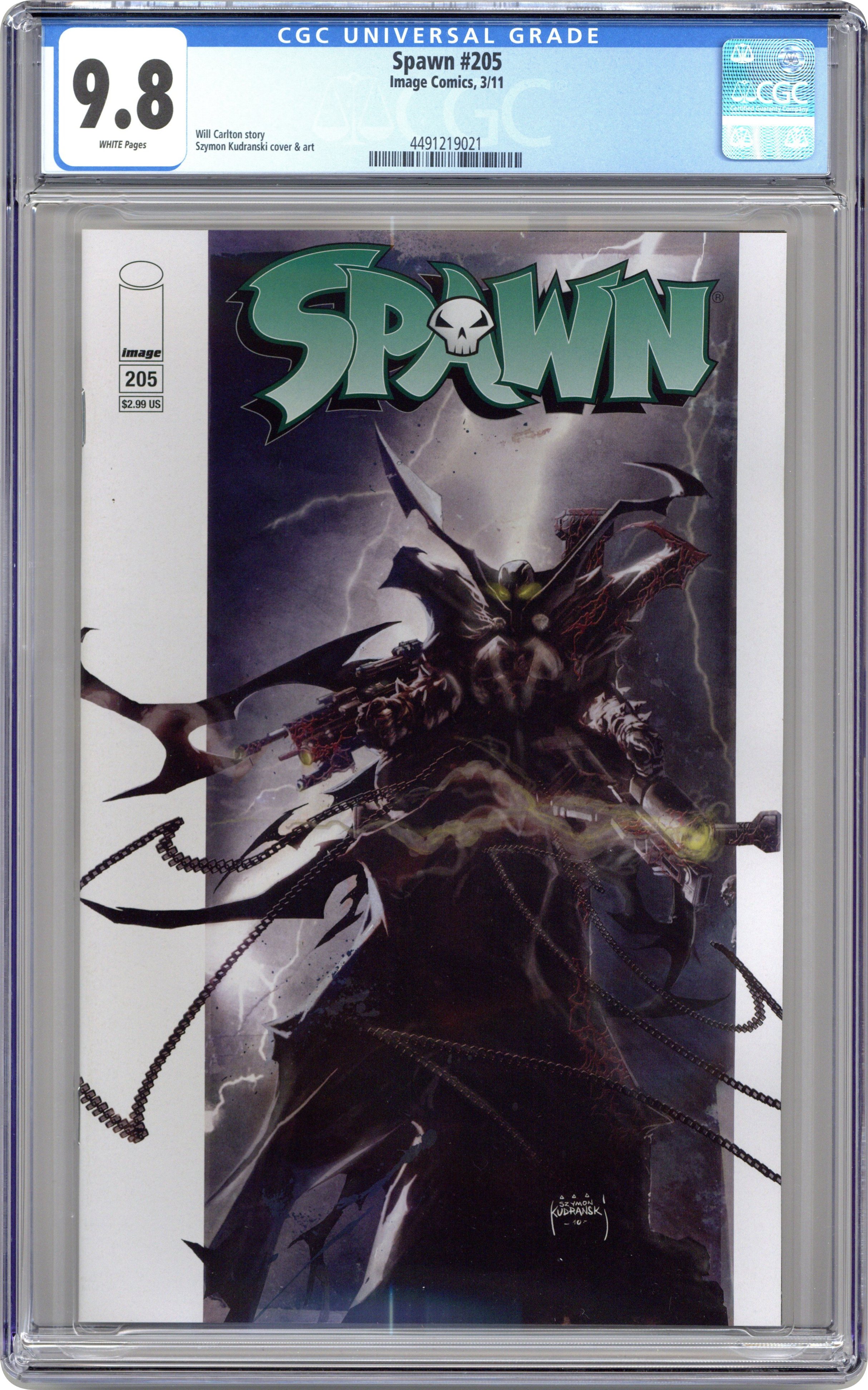 Spawn (1992 Image) 205 CGC 9.8