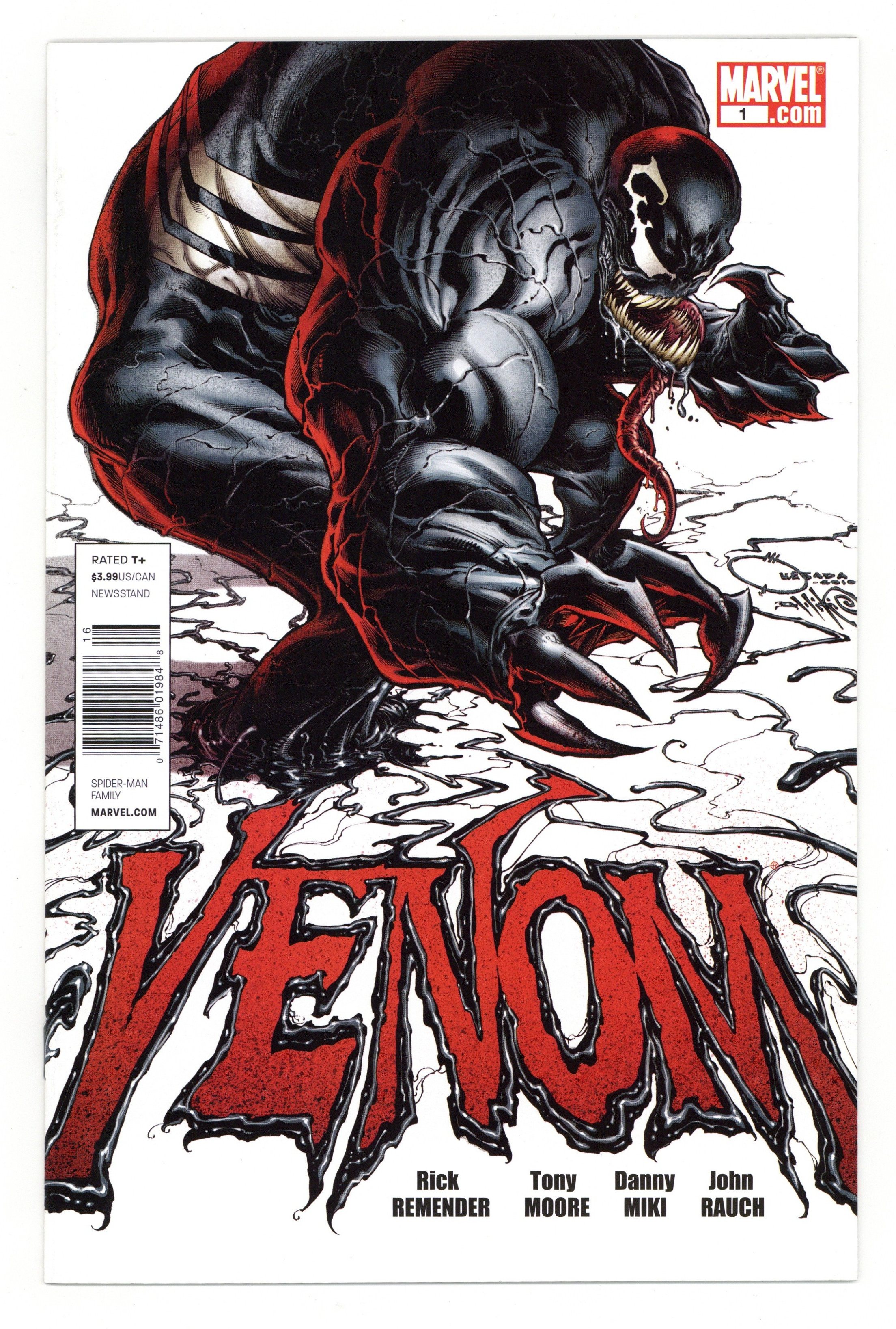 Venom (2011 Marvel) 1A.N VF 8.0