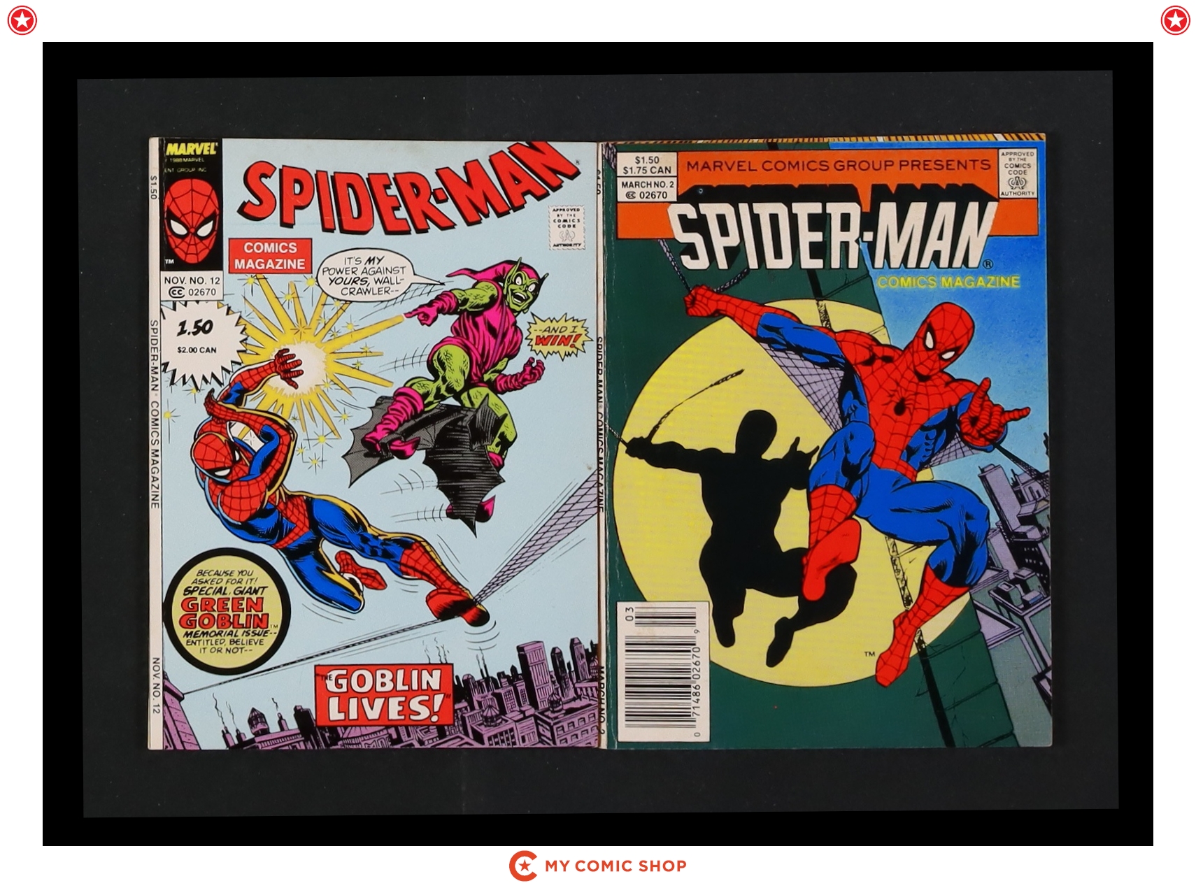 Spider-Man Comics Magazine Lot of 2