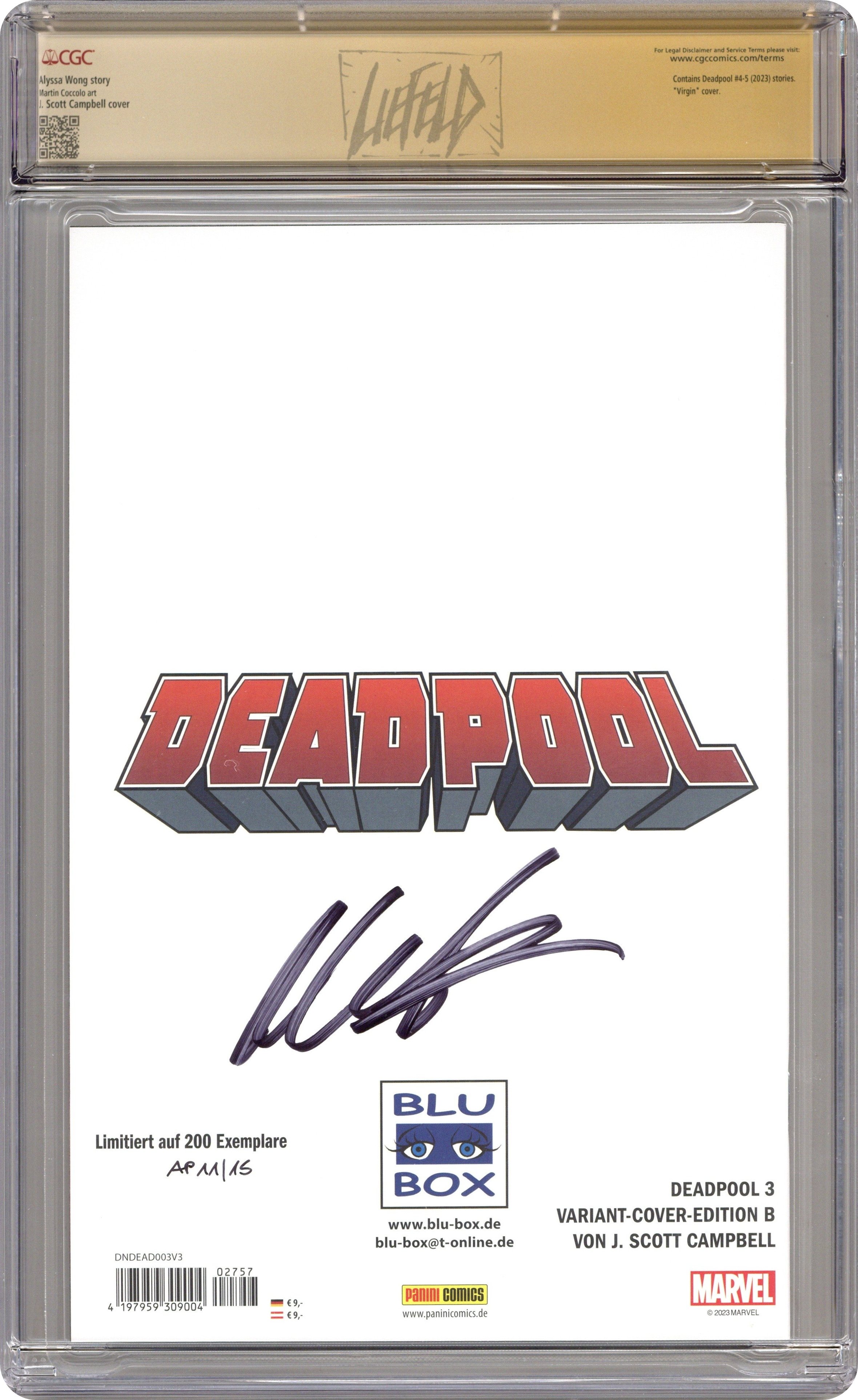 Auctions: Deadpool (2023) comic books