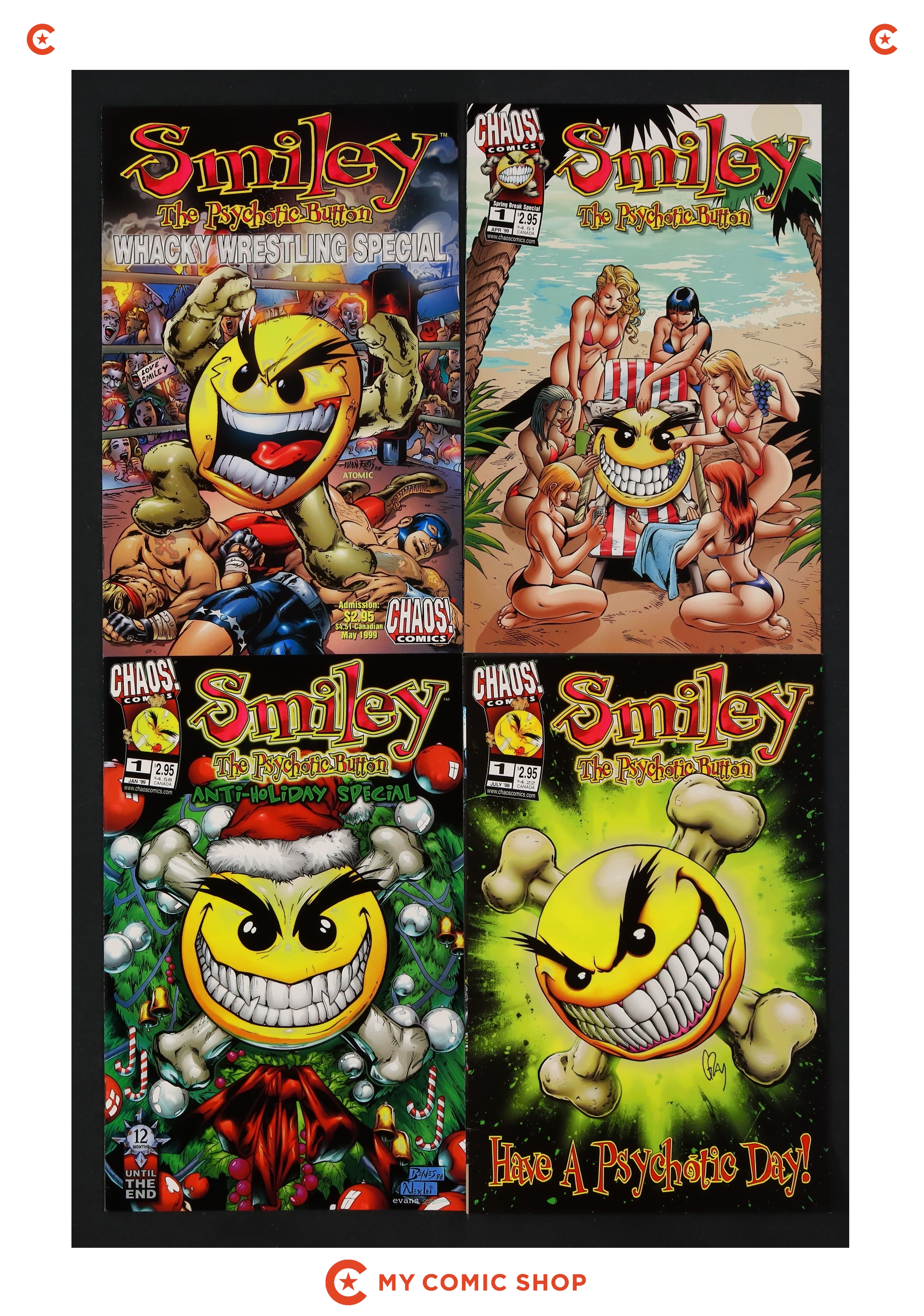 Smiley Lot of 4