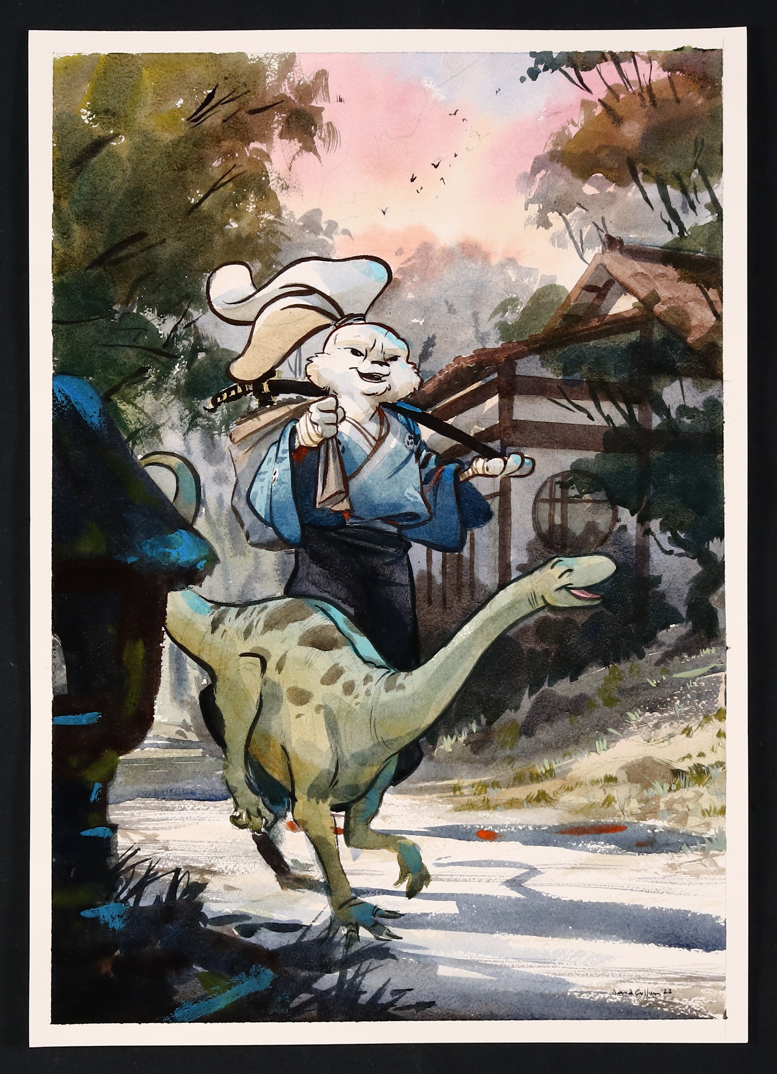 Usagi Yojimbo Painting by Jared Cullum