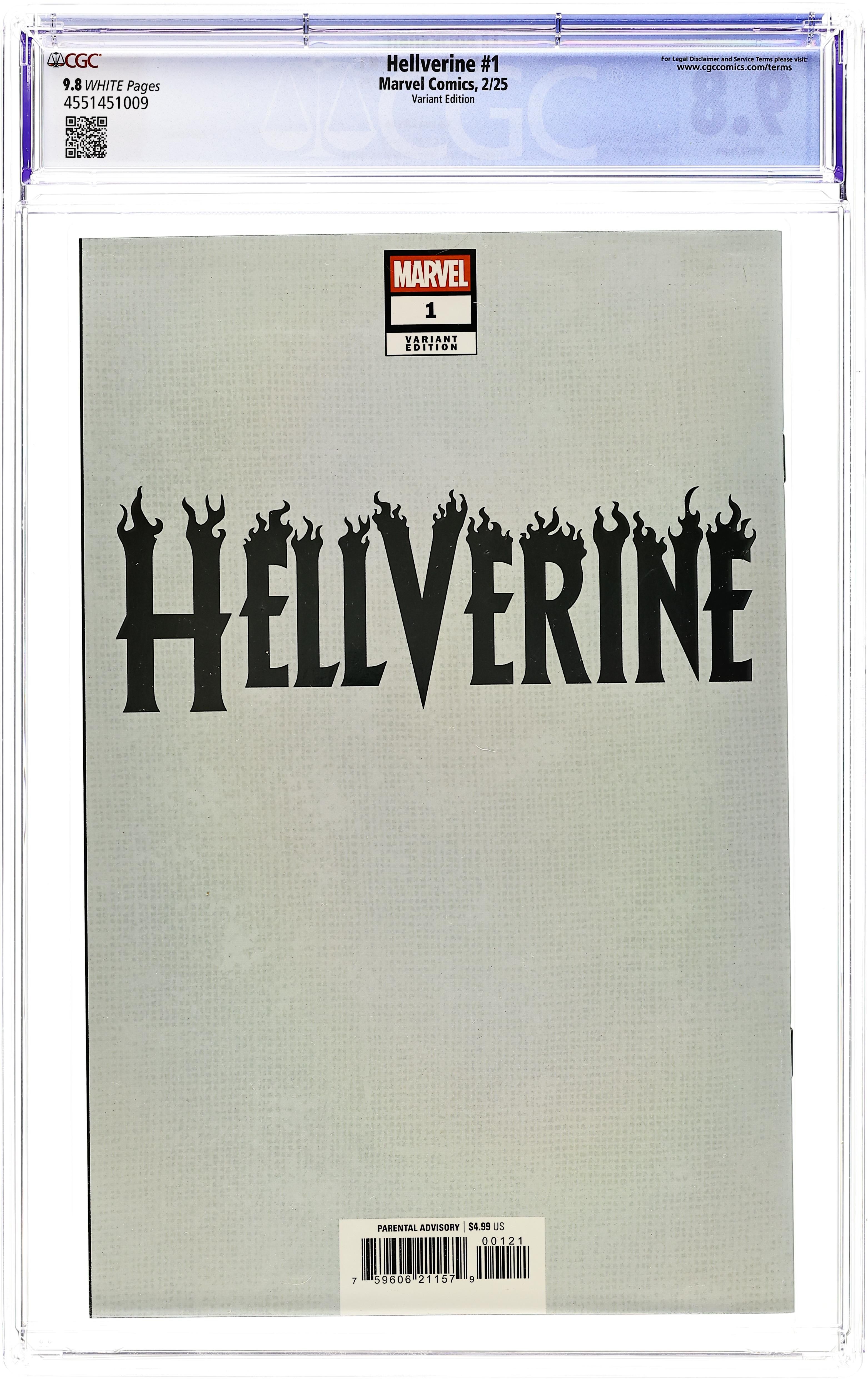 Hellverine (2024 Marvel 2nd Series) comic books graded by CGC