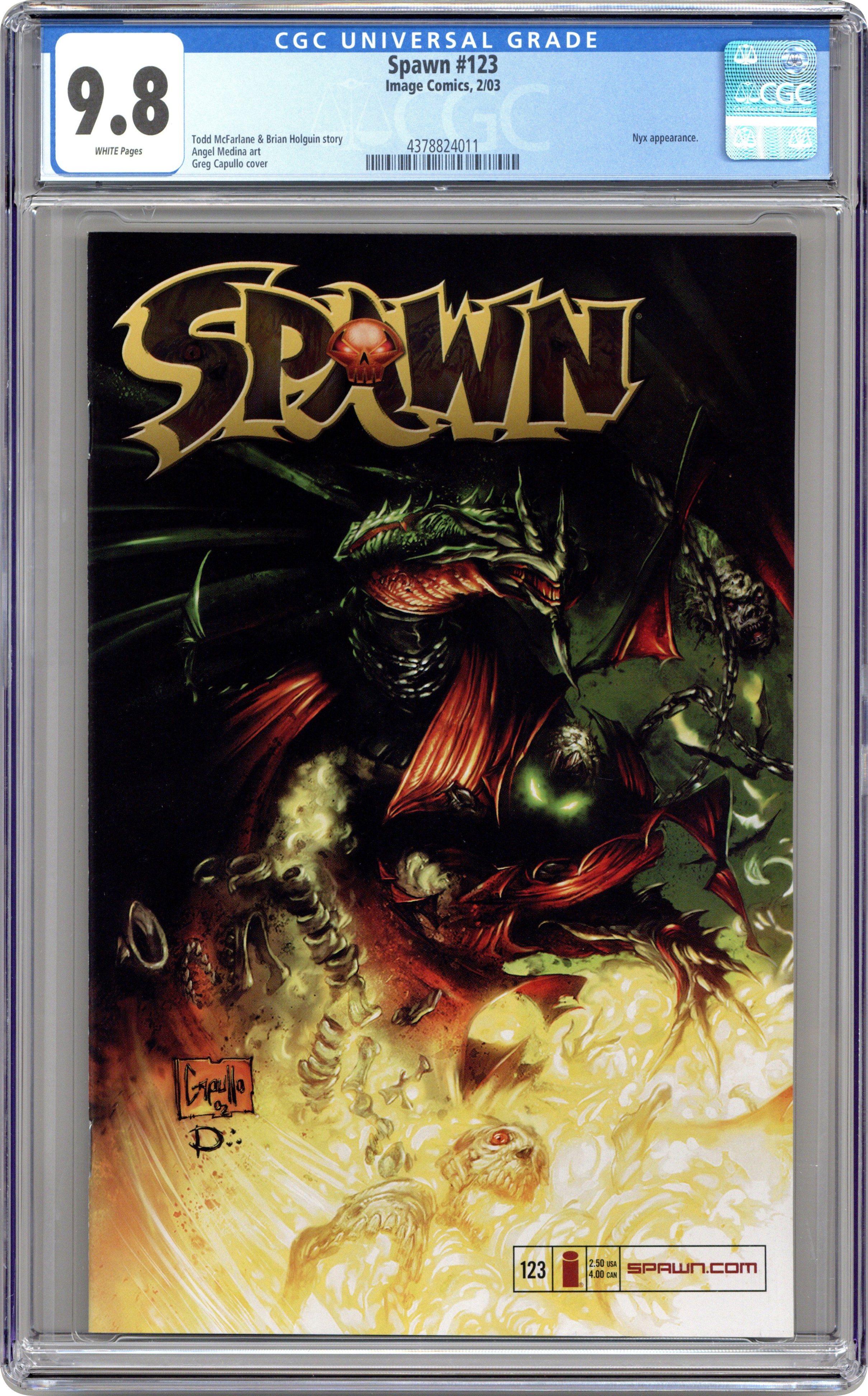 Spawn (1992 Image) 123D CGC 9.8