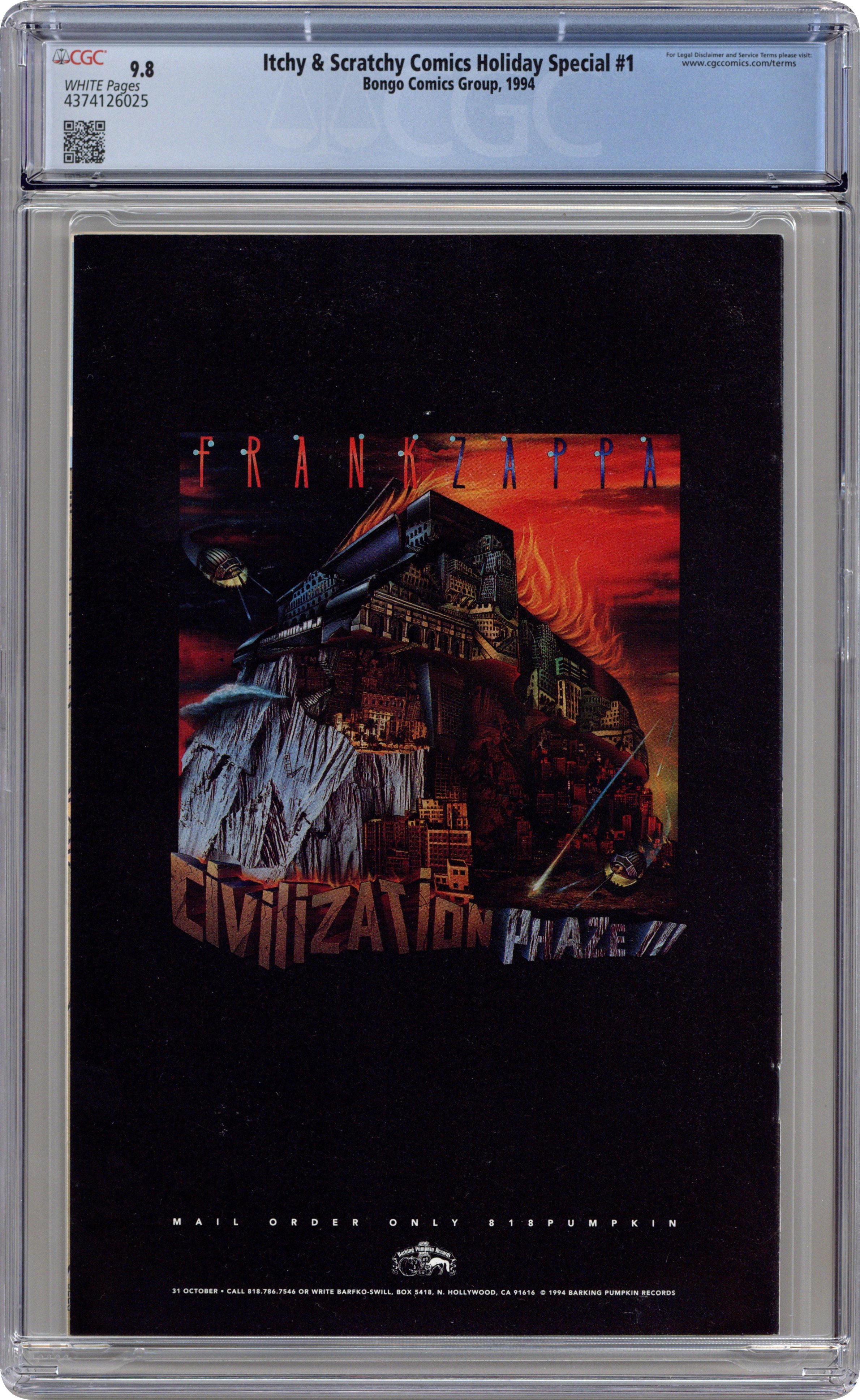 Jinx 漫画 comic books graded by CGC