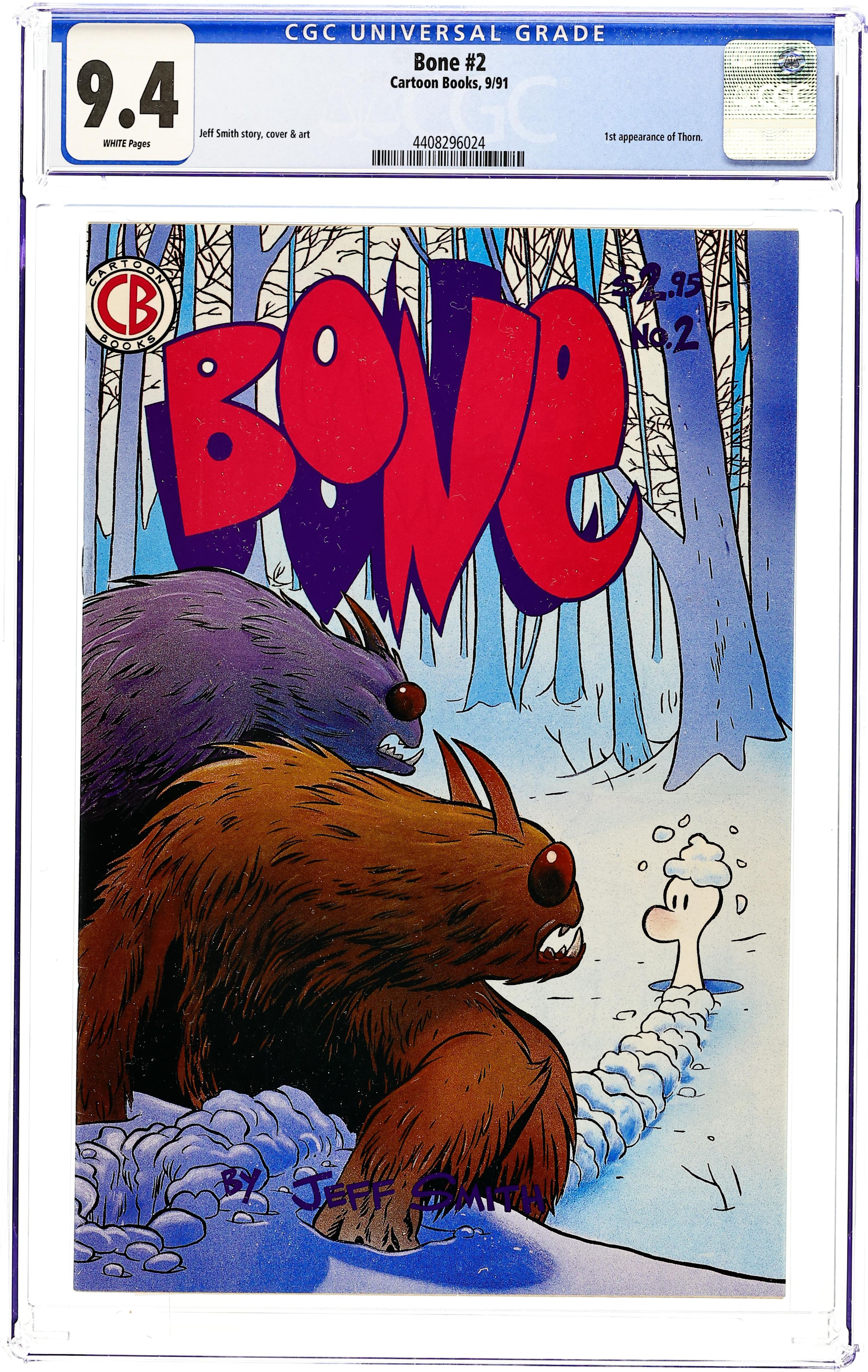Bone (1991 1st Printing) 2 CGC 9.4