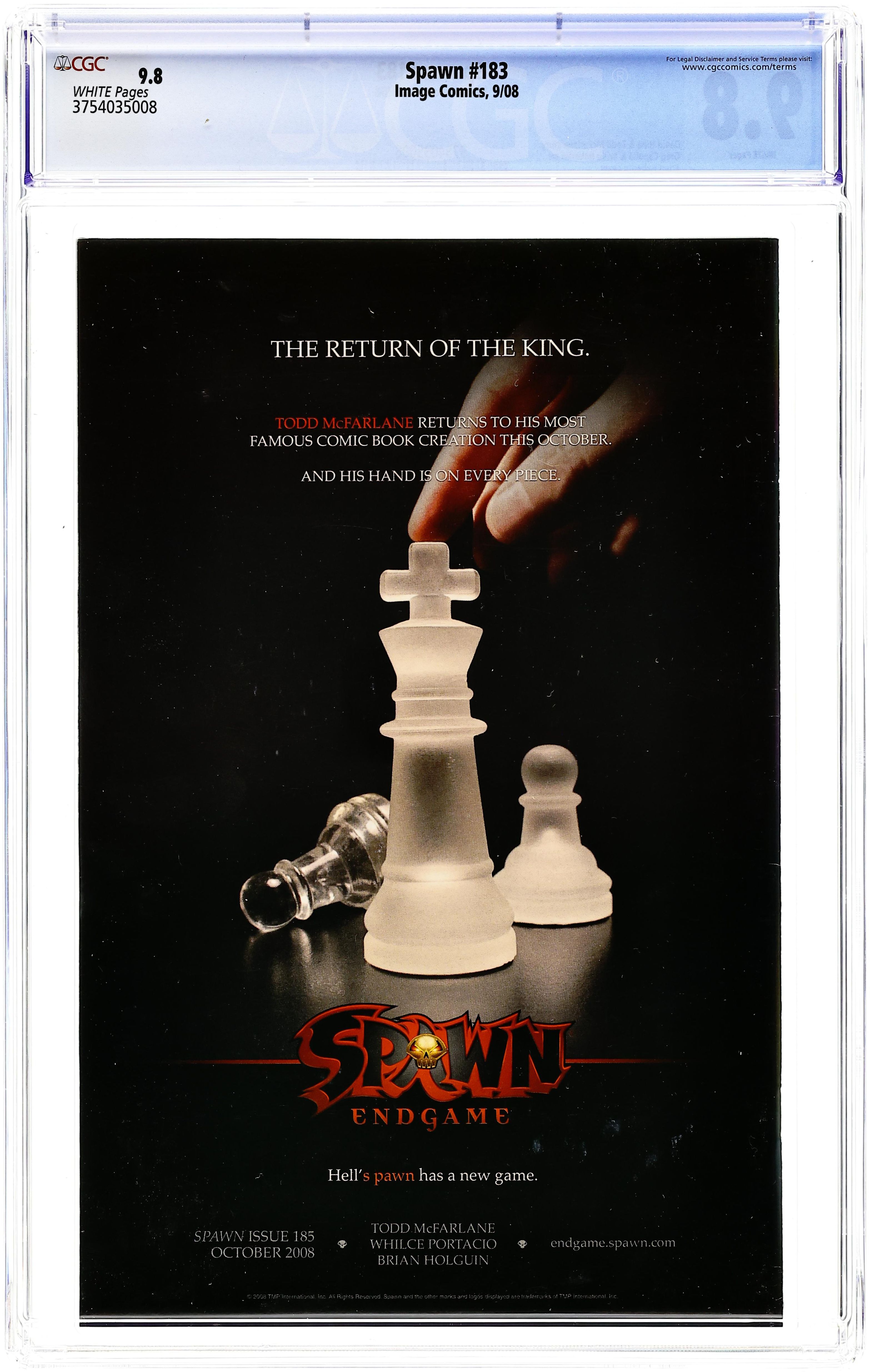 Spawn (1992 Image) 183 CGC 9.8