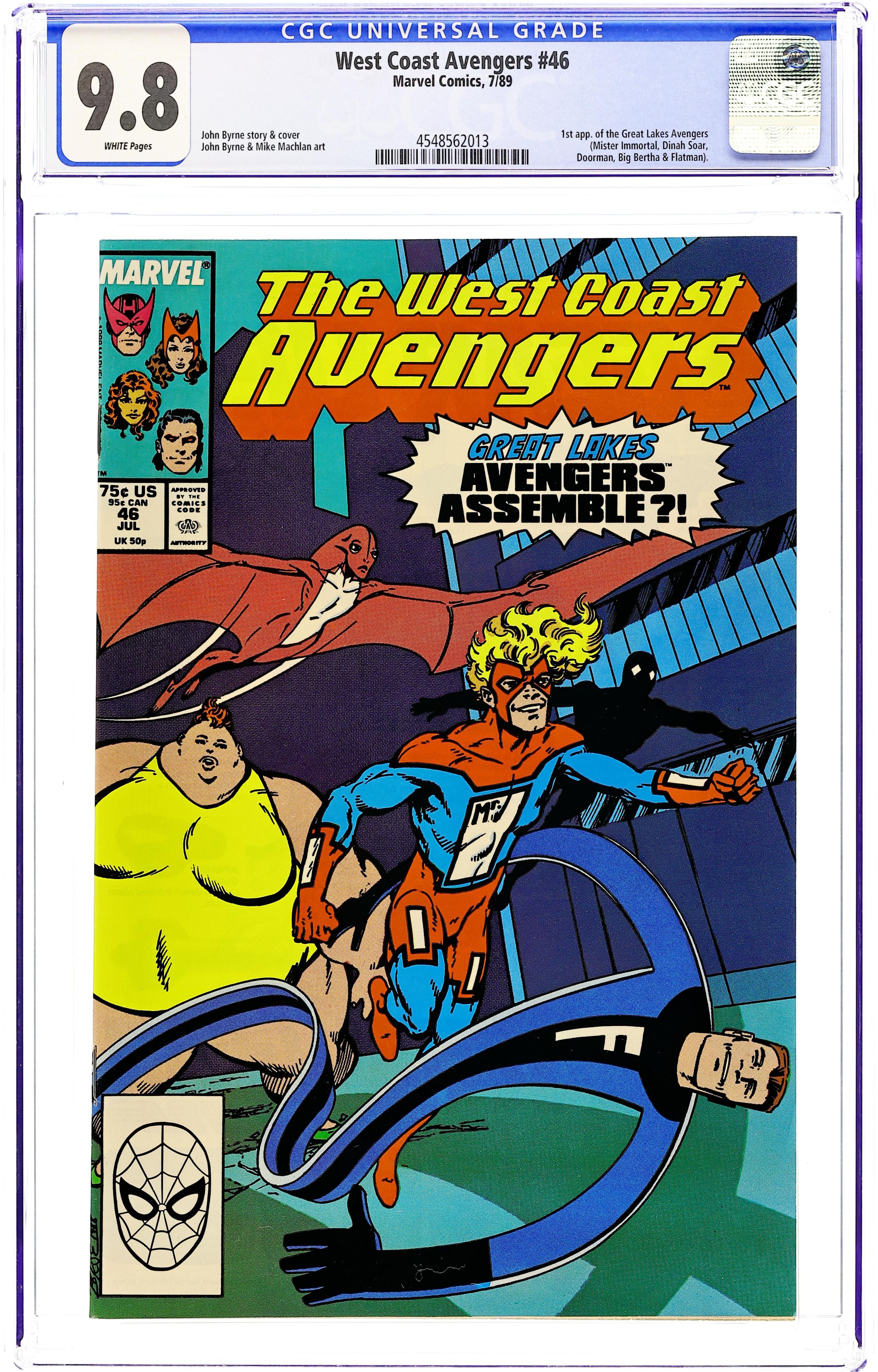 Avengers West Coast (1985) 46 CGC 9.8