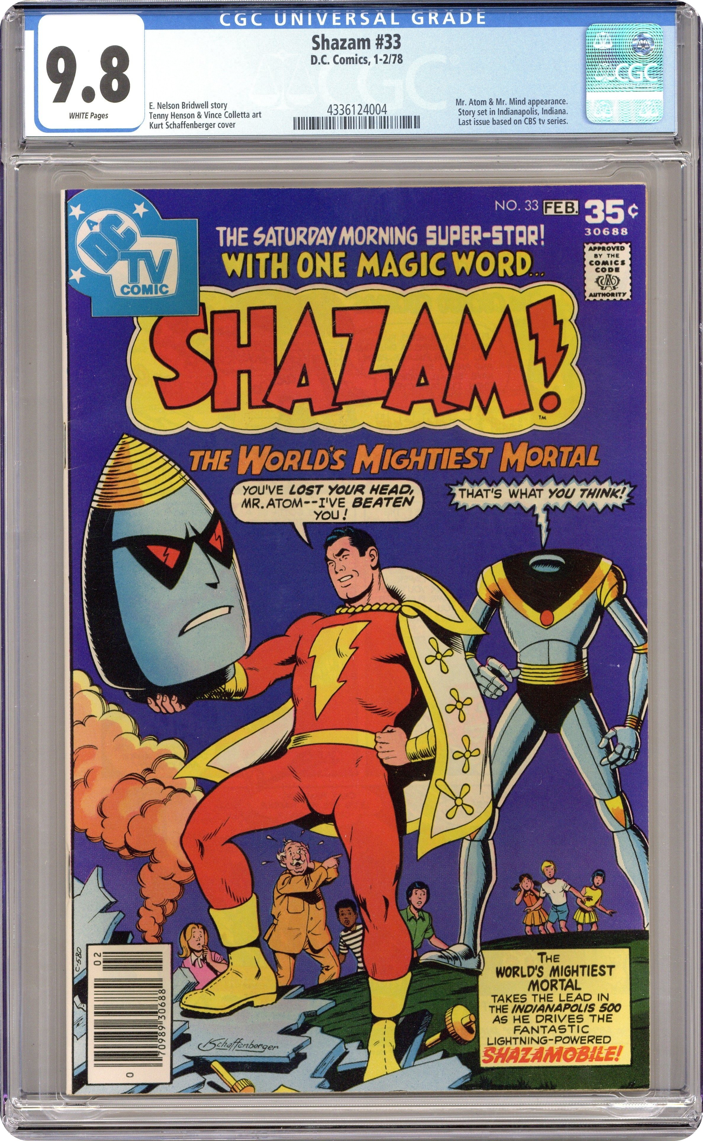 Shazam (1973) 33 CGC 9.8