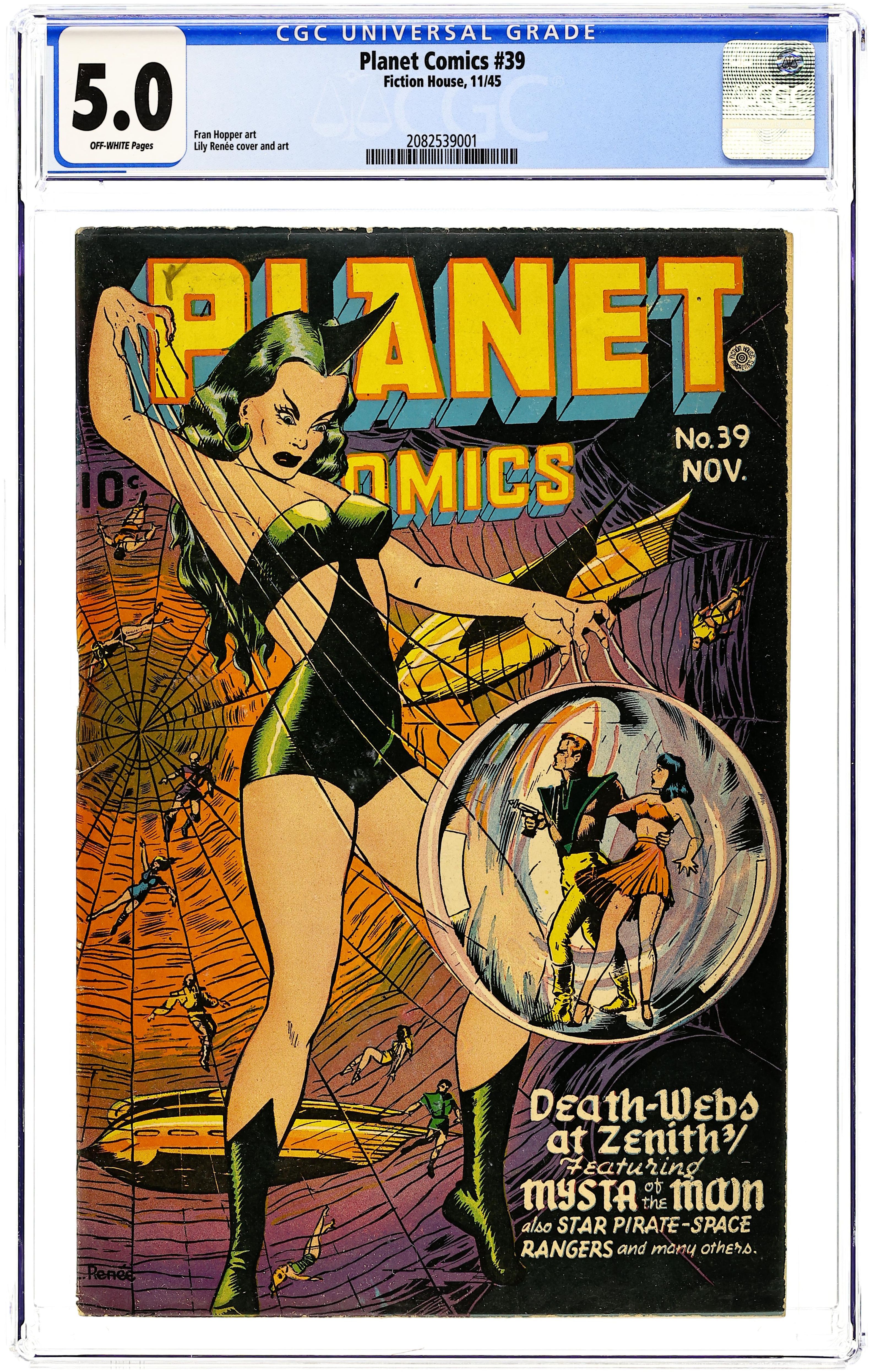 Planet Comics (1940 Fiction House) 39 CGC 5.0