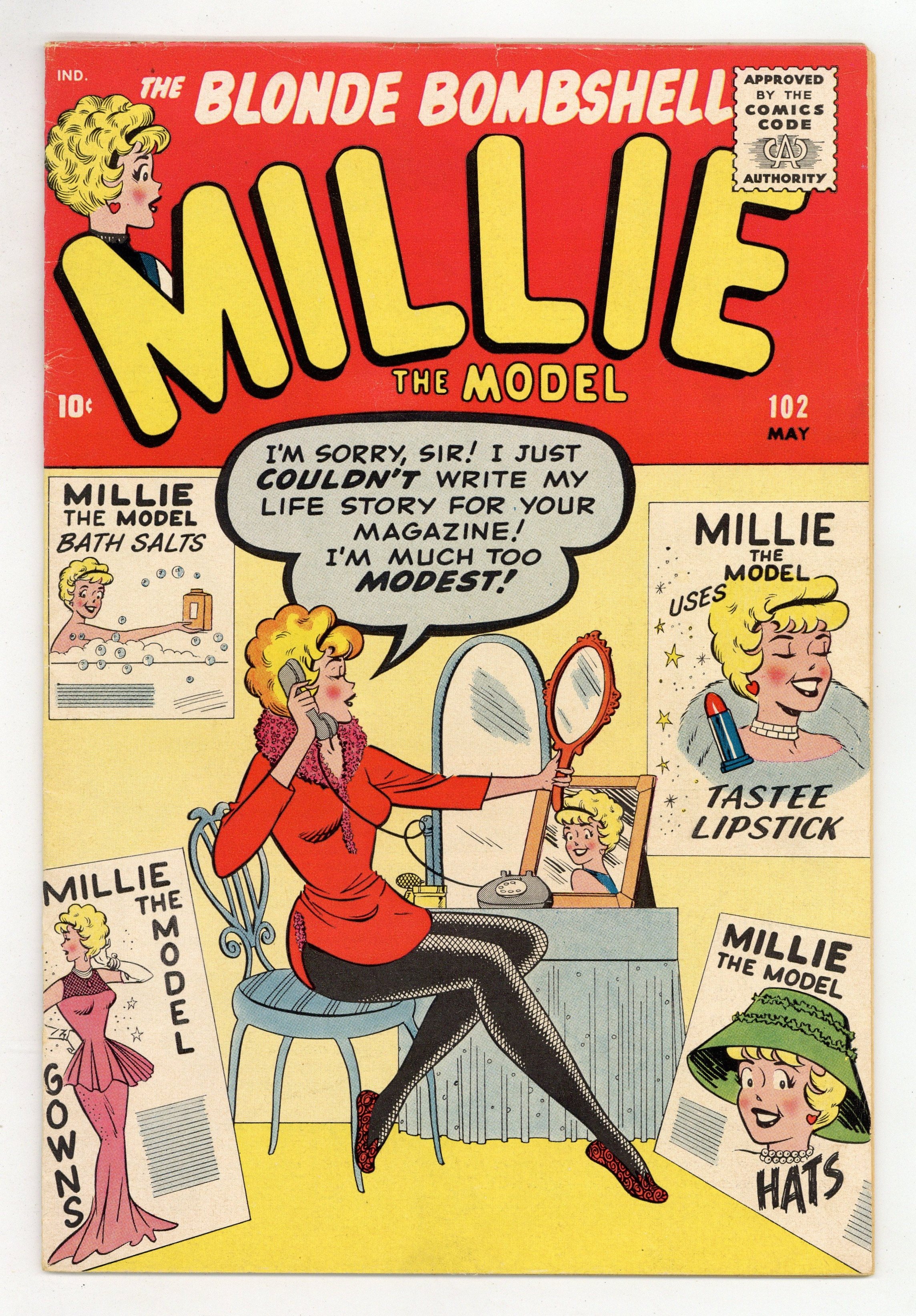 Millie the Model (1945 Marvel) 102 VG 4.0