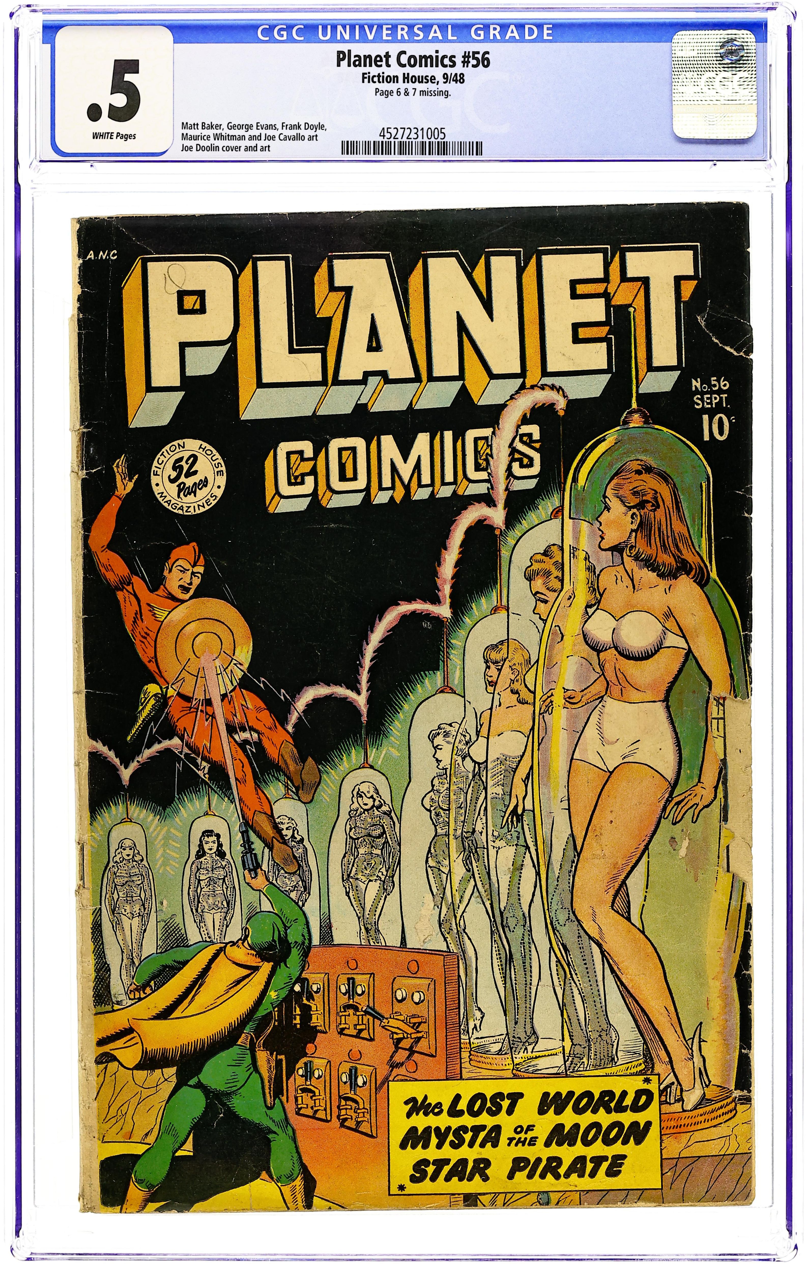 Planet Comics (1940 Fiction House) 56 CGC 0.5
