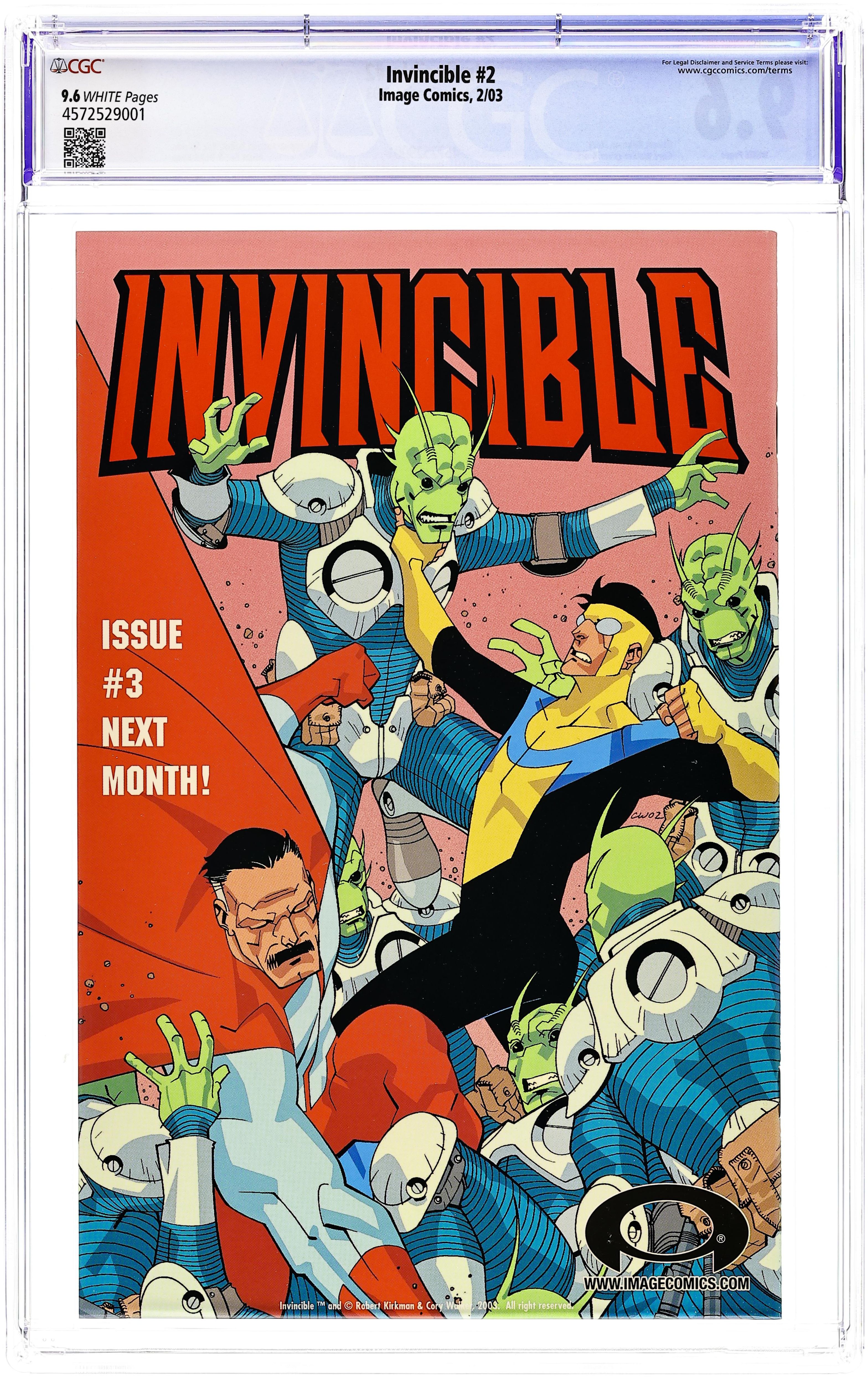 Invincible (2003 Image) 2 CGC 9.6