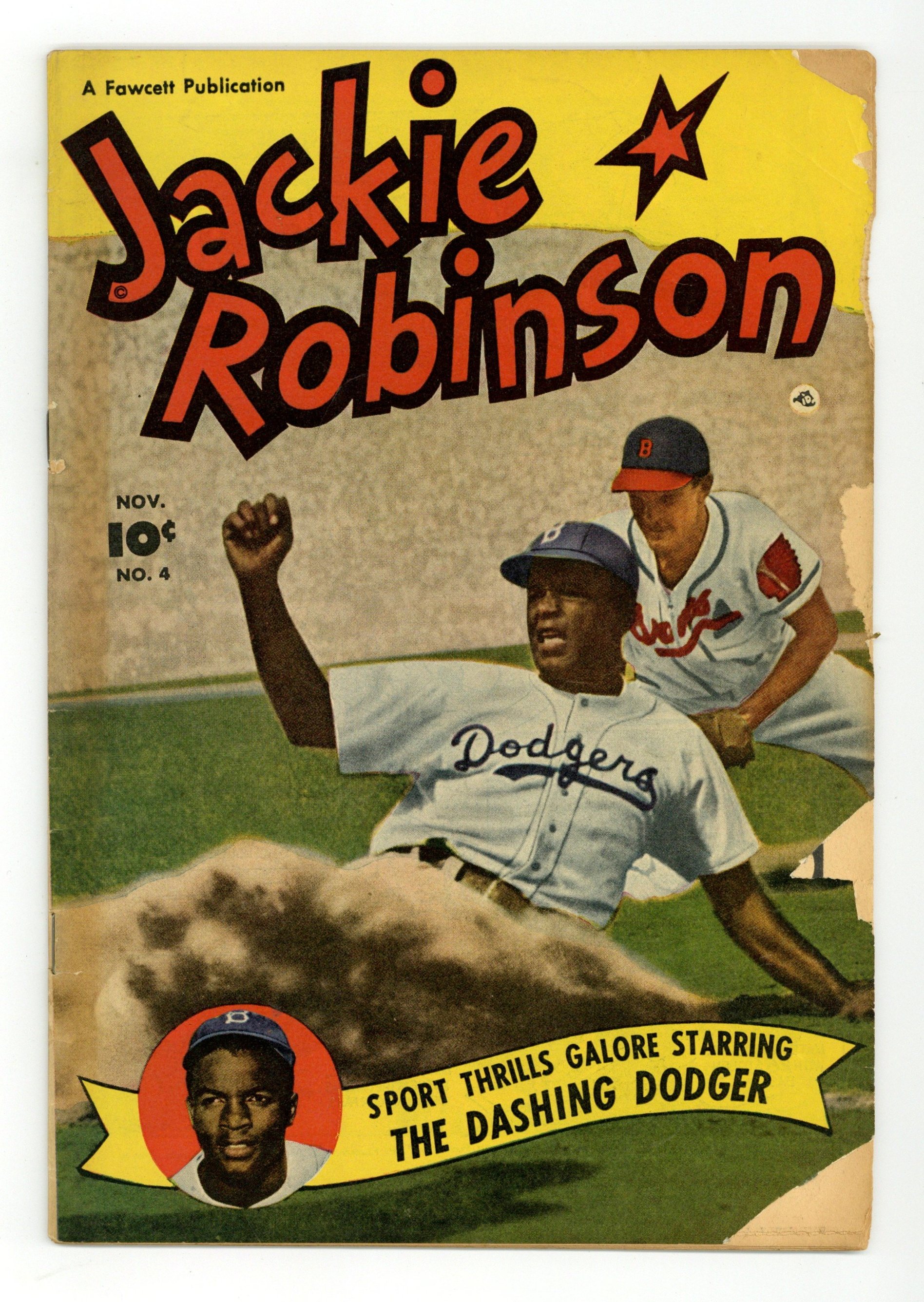 Jackie Robinson (1950) 4 GD- 1.8