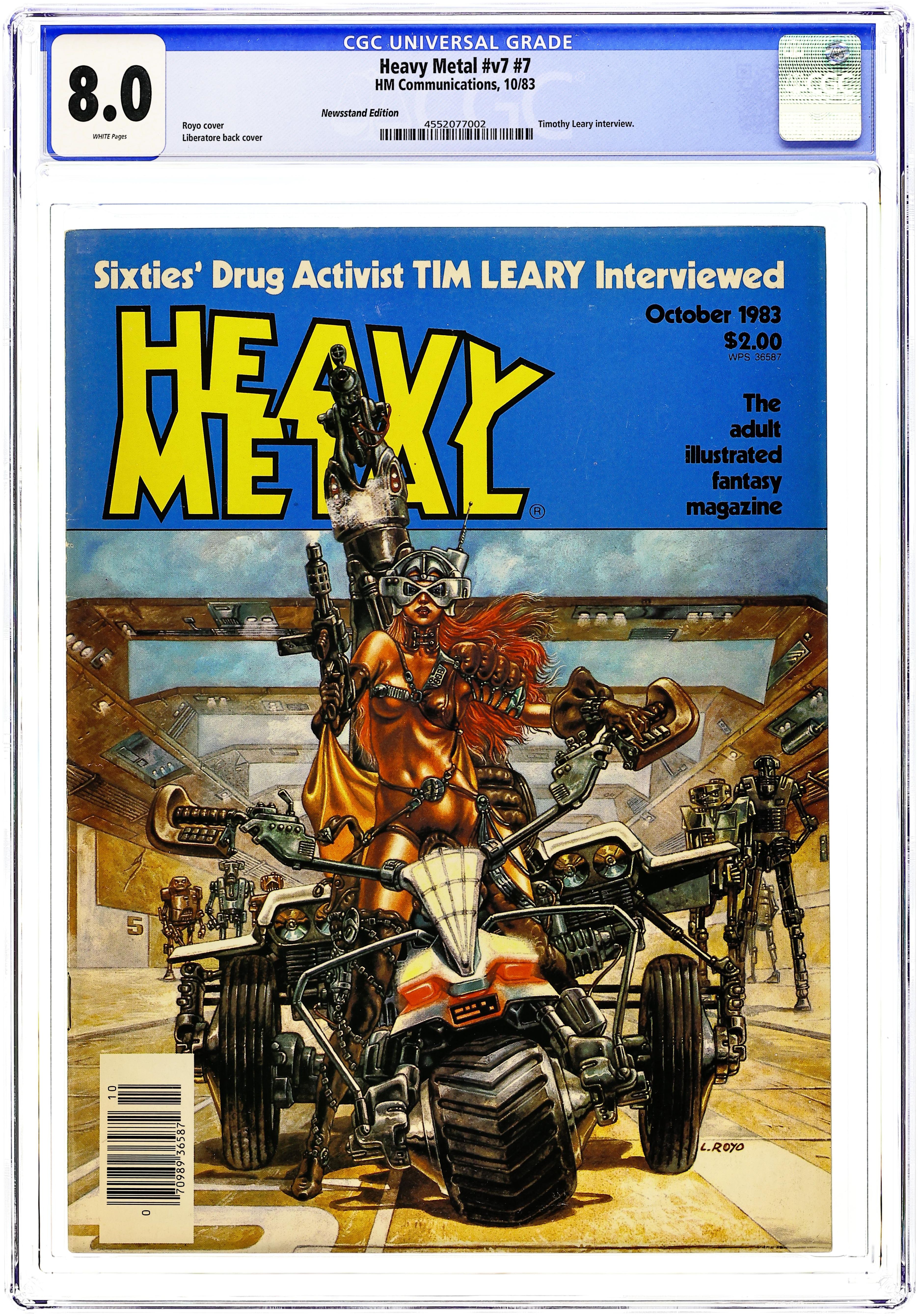 Heavy Metal Magazine (1977) Vol. 7 #7N CGC 8.0