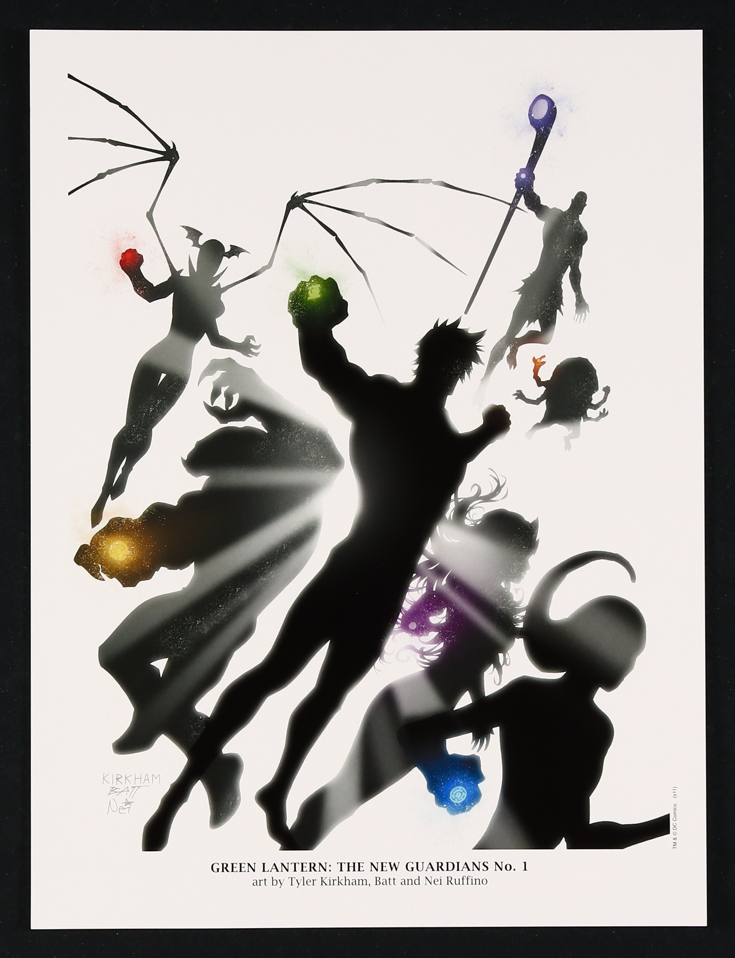 Green Lantern: The New Guardians #1 (2011) Cover Print by Tyler Kirkham ...