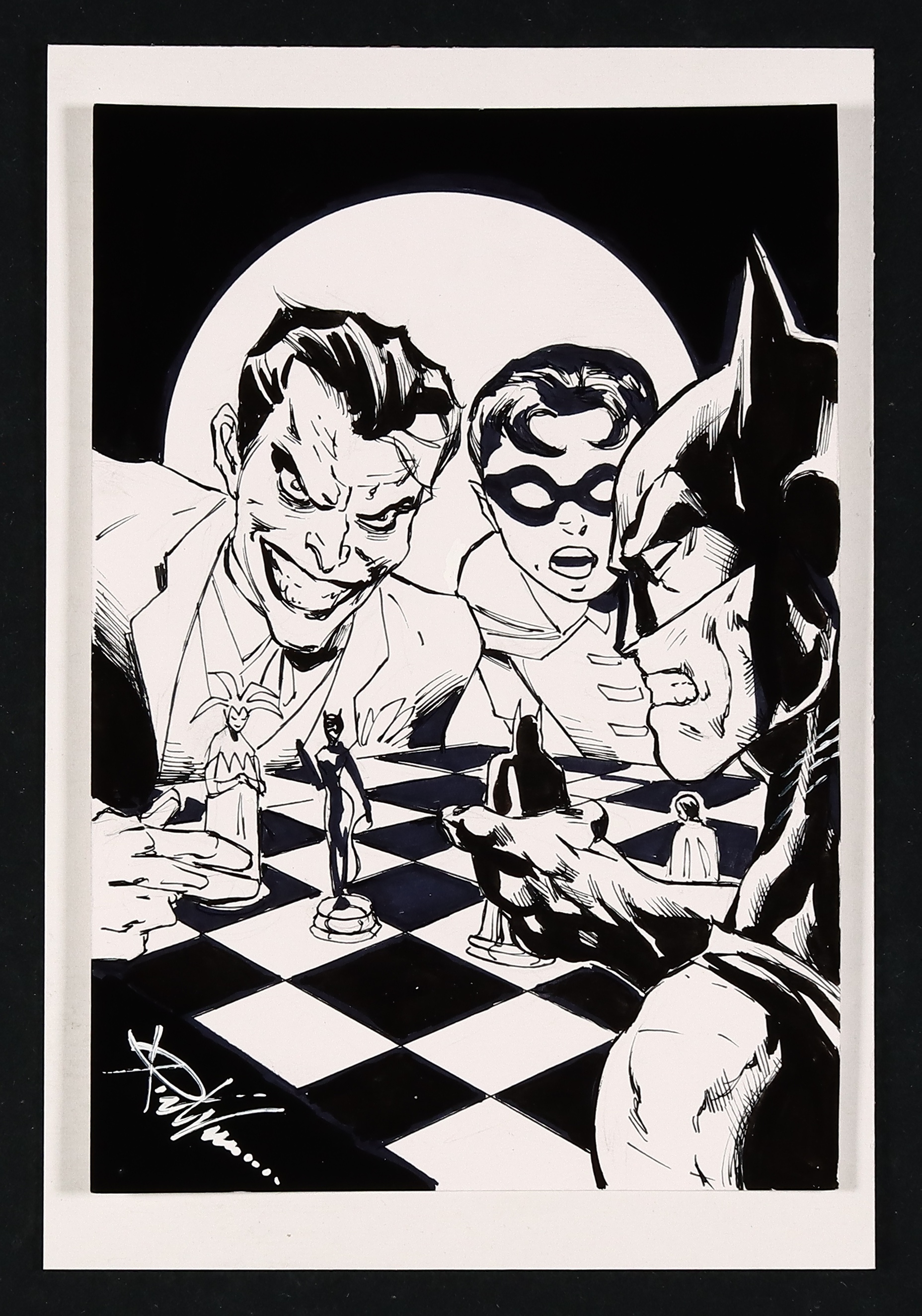 Batman #23 Cover Homage Sketch by Ron Williams