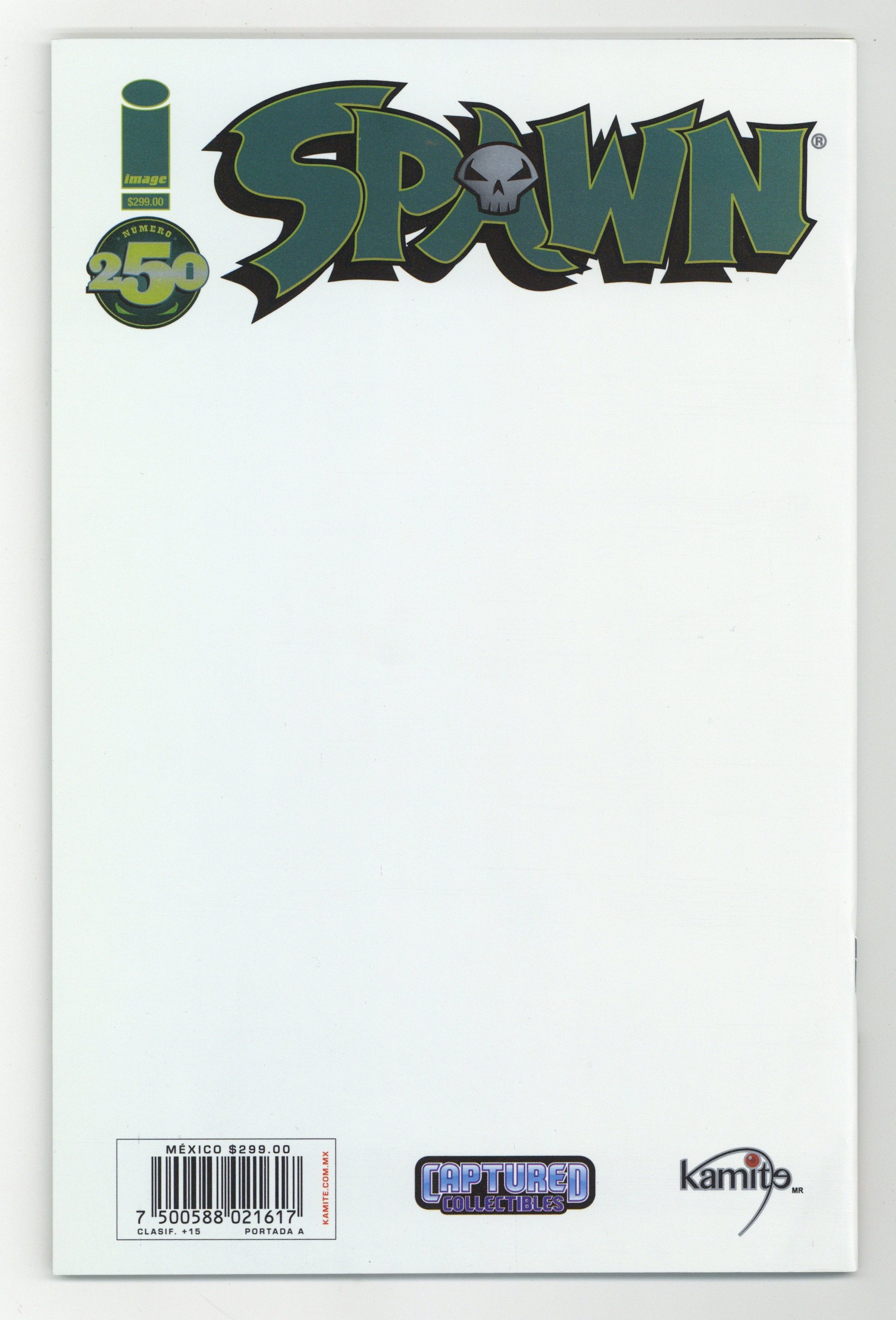 Spawn (Mexican 1992 Editorial Kamite) 250CAPTURED.FOIL FN 6.0