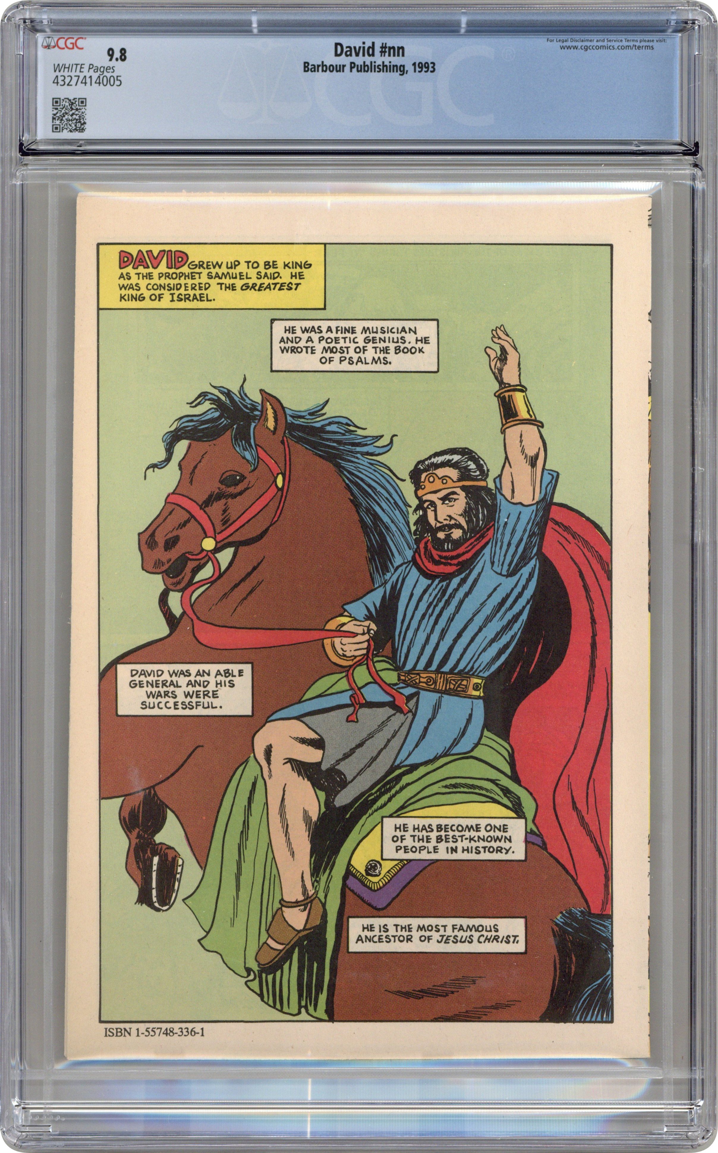 David (1993 Barbour & Co) 49CENT CGC 9.8