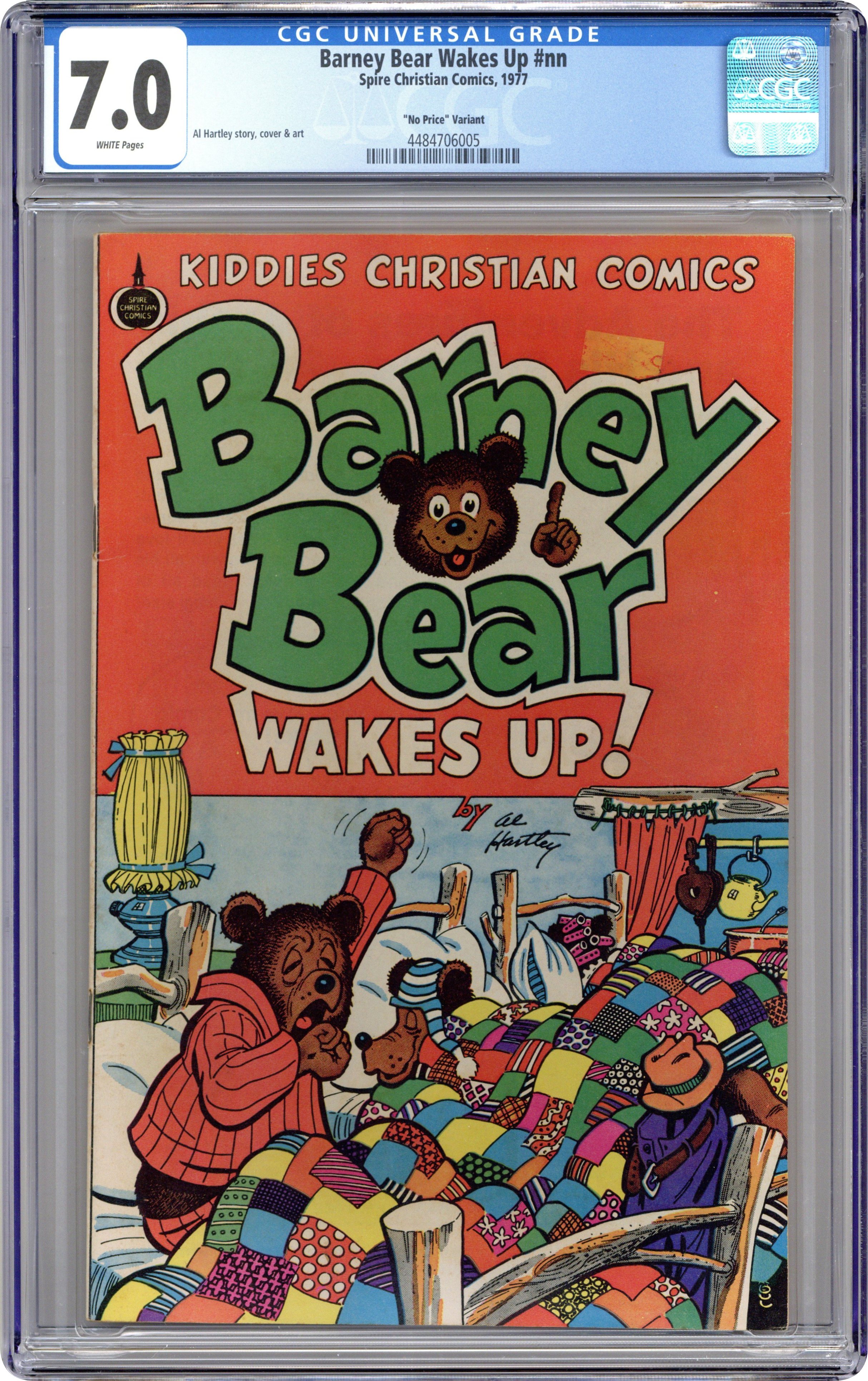 Barney Bear Wakes Up (1977 Spire) NOPRICE.SPIRE CGC 7.0