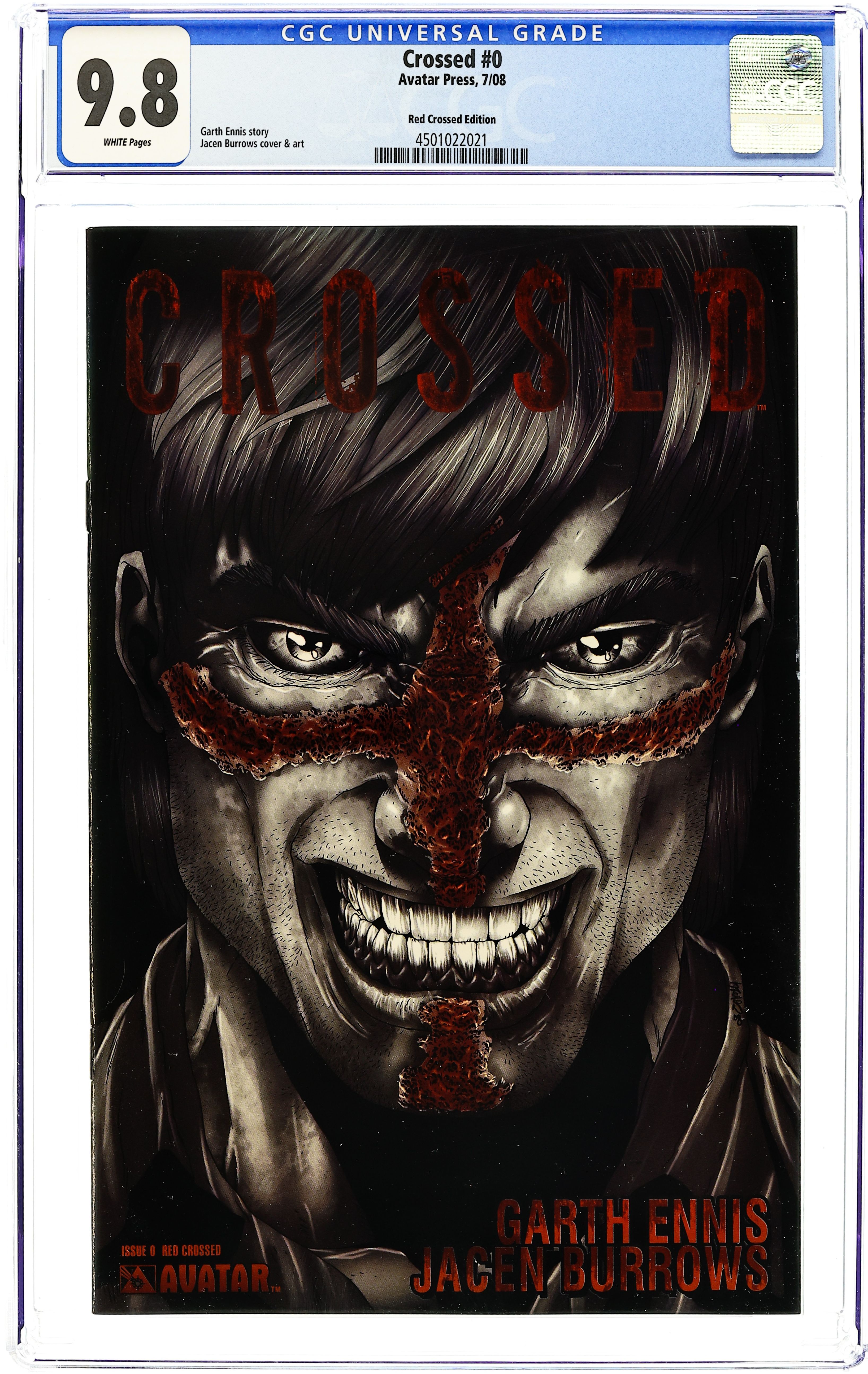 Crossed (2008 Avatar) 0RED CGC 9.8